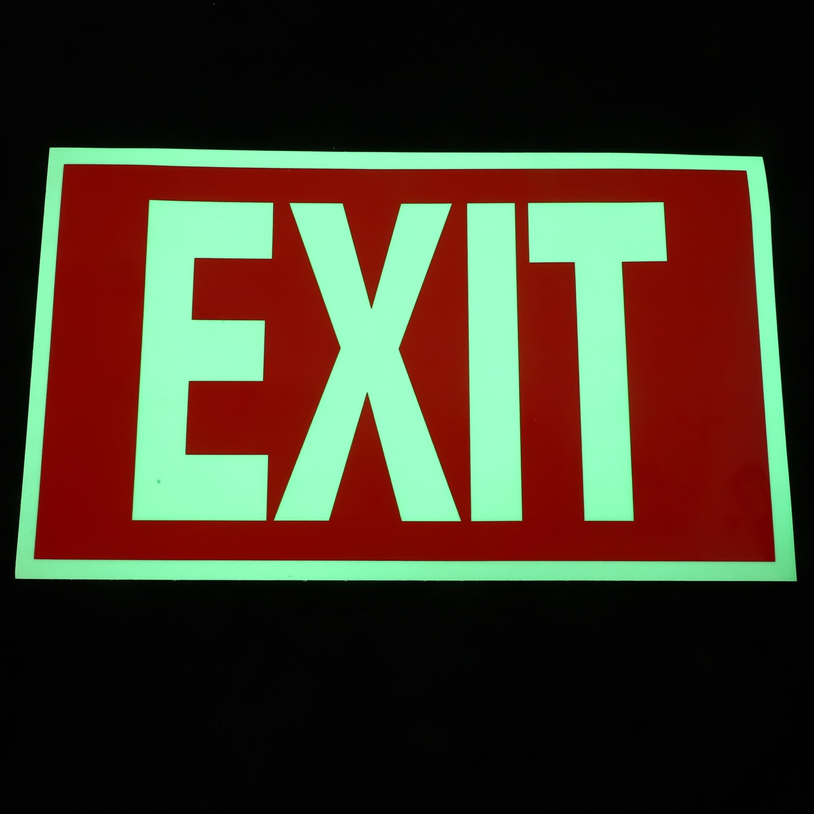 Raindrops Luminous Emergency Exit Decal For Shopping Centers Theaters ...