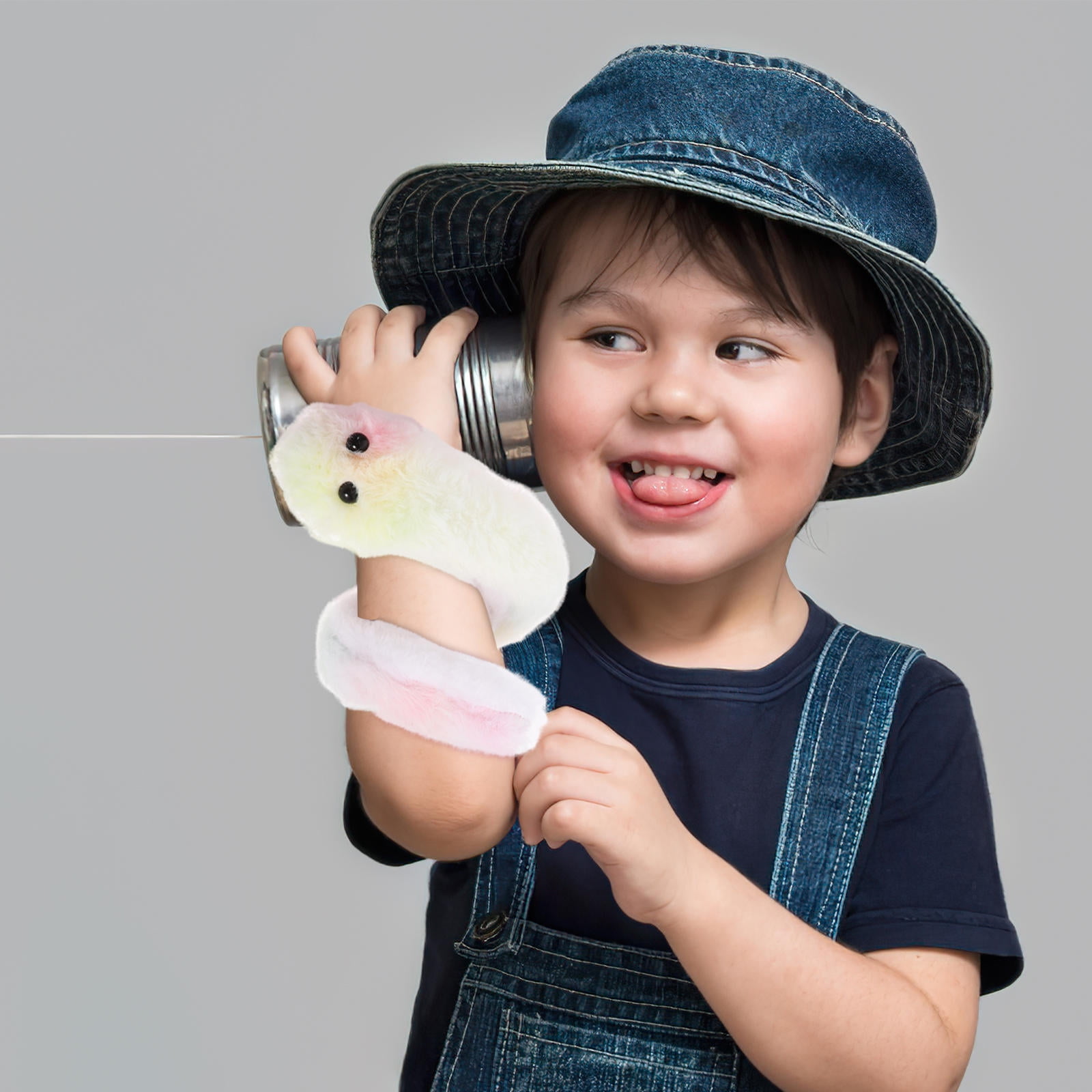 Raindrops Lunar New Year Plush Snake Stuffed Animal Snake Bracelet ...