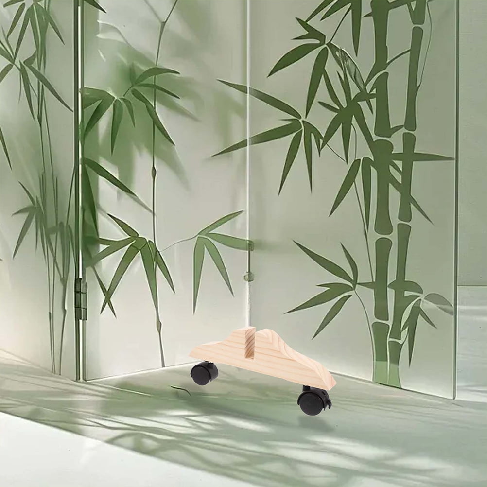 Raindrops Beige Room Divider Base with Movable Wheels for Furniture ...