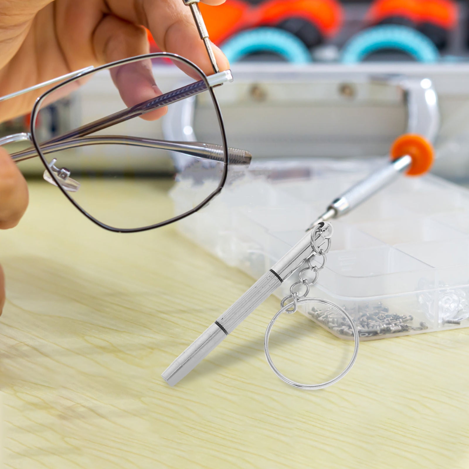 Raindrops MLINS 5pcs Eyeglass Screwdriver Keychain Mini 3 In 1 Portable ...