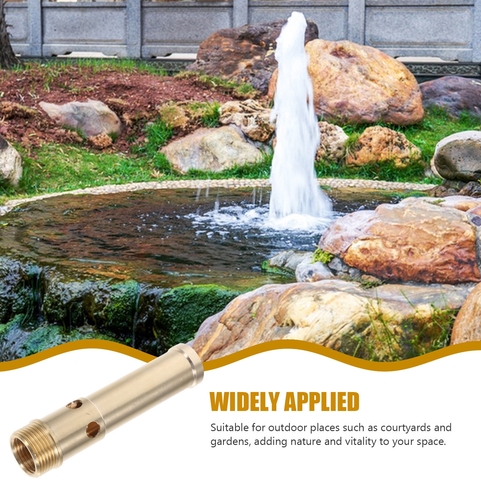 Raindrops MLINS Garden Pond Fountain 1 Set Spray Nozzle Sprayer Head ...