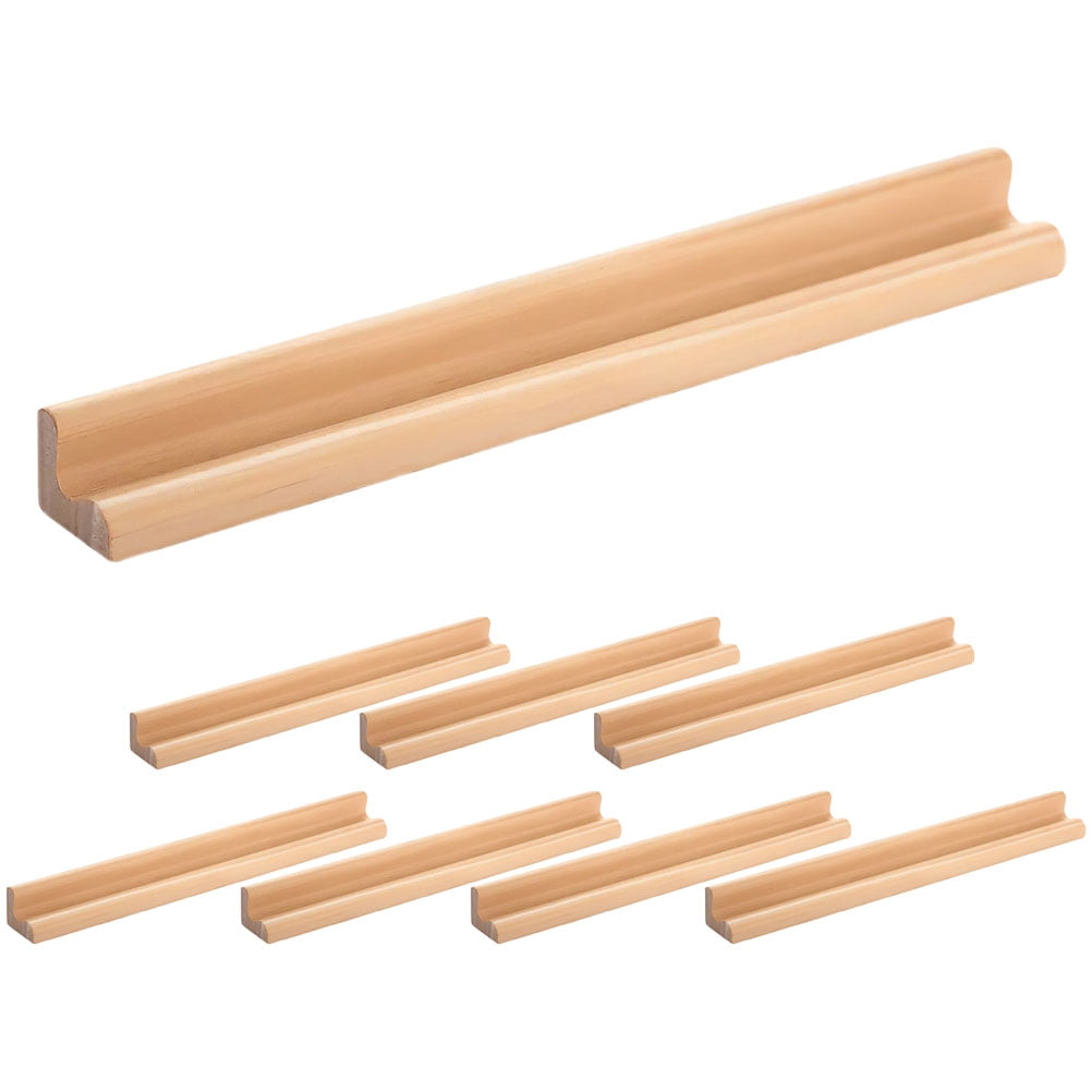 Raindrops Masteelf 8pcs DIY Wooden Domino Display Stand with Wooden ...