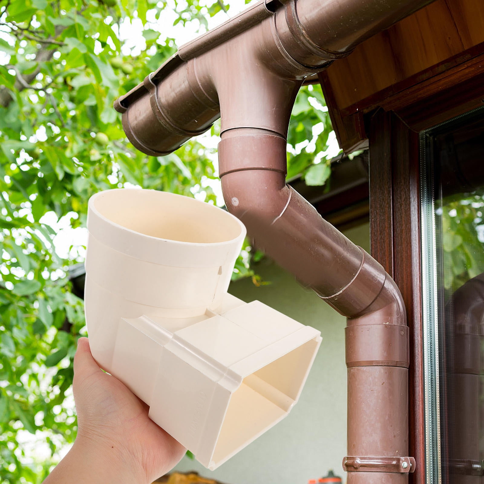Raindrops Gutter Splash Guards Concrete Rain Water Collector System ...