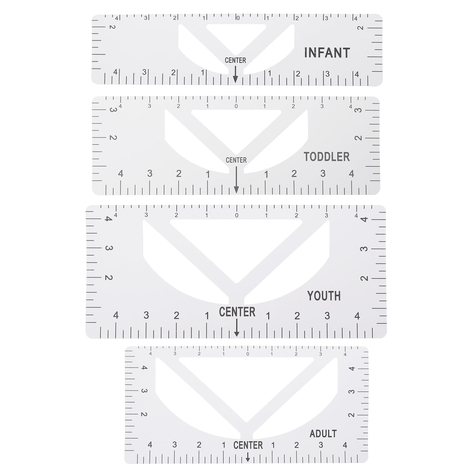 Raindrops Measuring Tools Tshirt Ruler Guide Alignment Sewing Rulers ...
