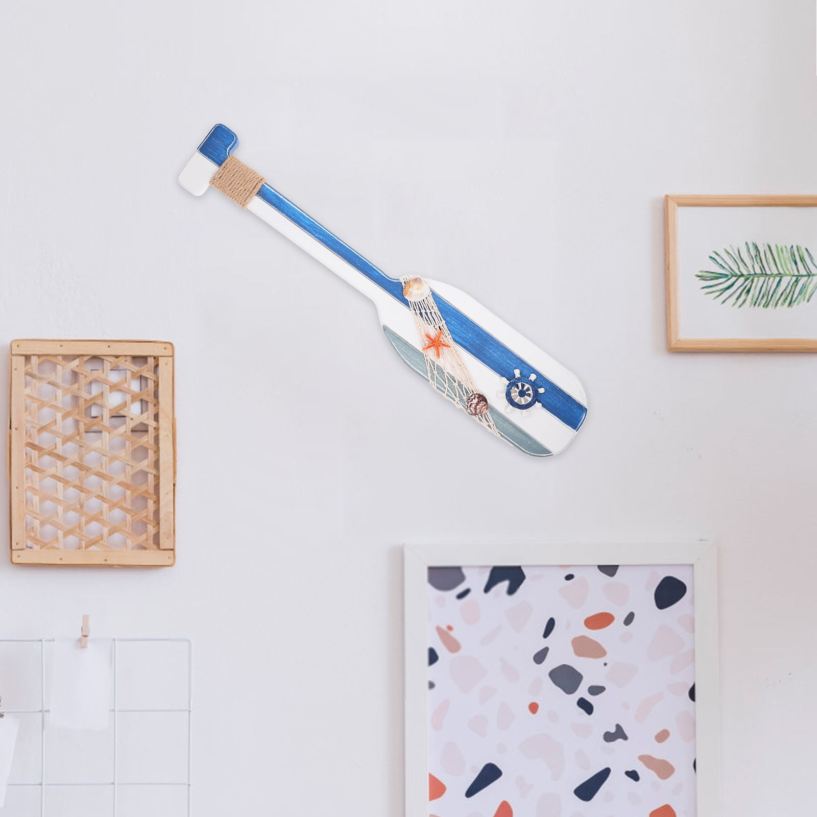 Raindrops Mediterranean Style Wooden Paddle Decoration for Wall or ...