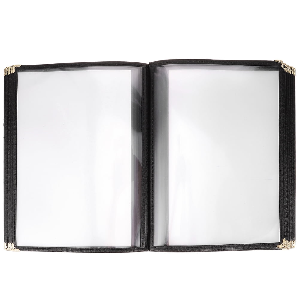 Raindrops Menu Holder 6 Pages Menu Book Clear Menu Holder Menu Cover ...