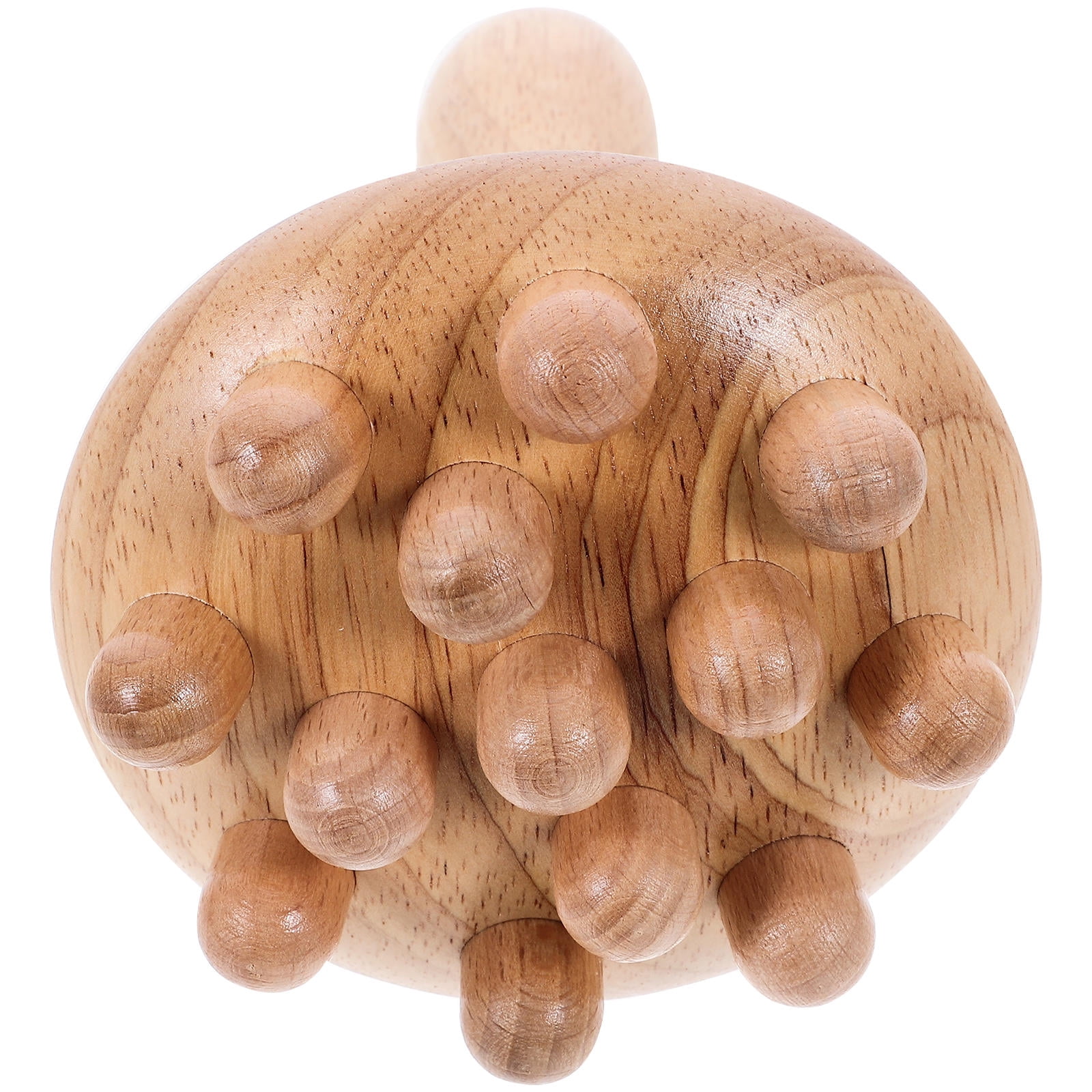 Raindrops Meridians Massage Brush Wood Hand Held Relaxing Massage Tools ...