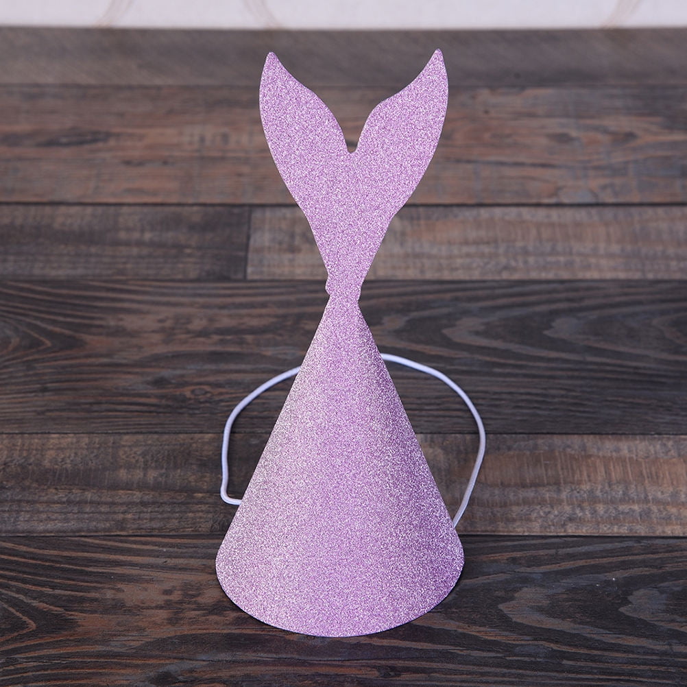 Raindrops Mermaid Tail Party Hats with Ropes 18 Pcs Assorted Color ...