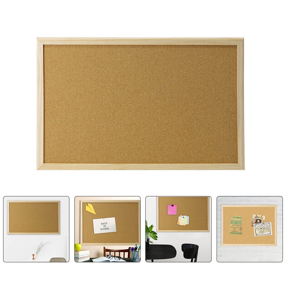 Raindrops Message Wooden Frame Cork Board Bulletin Board Framed Cork ...