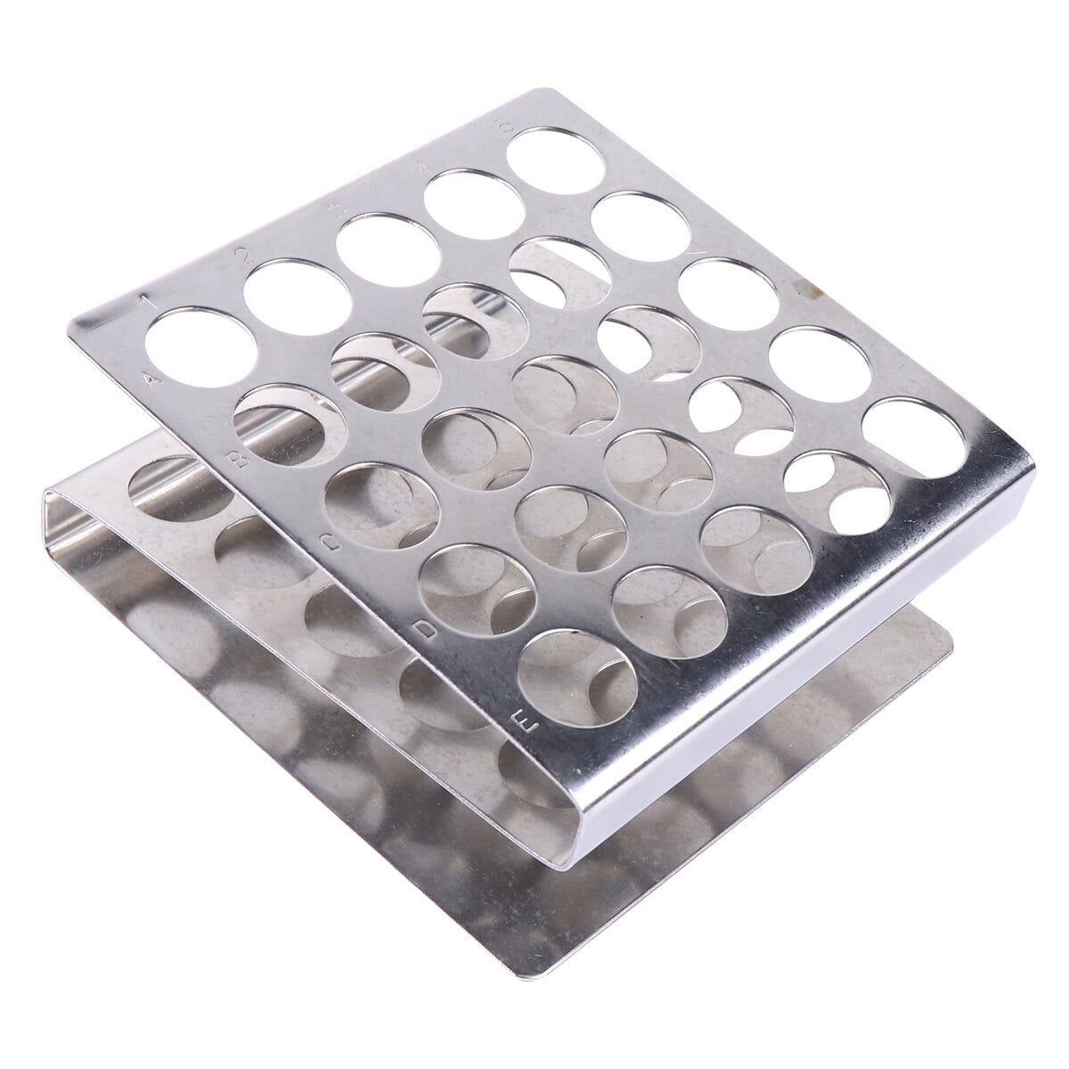 Raindrops Metal 25 Vents Test Tube Rack Holder Z Shaped Pipe Stand ...