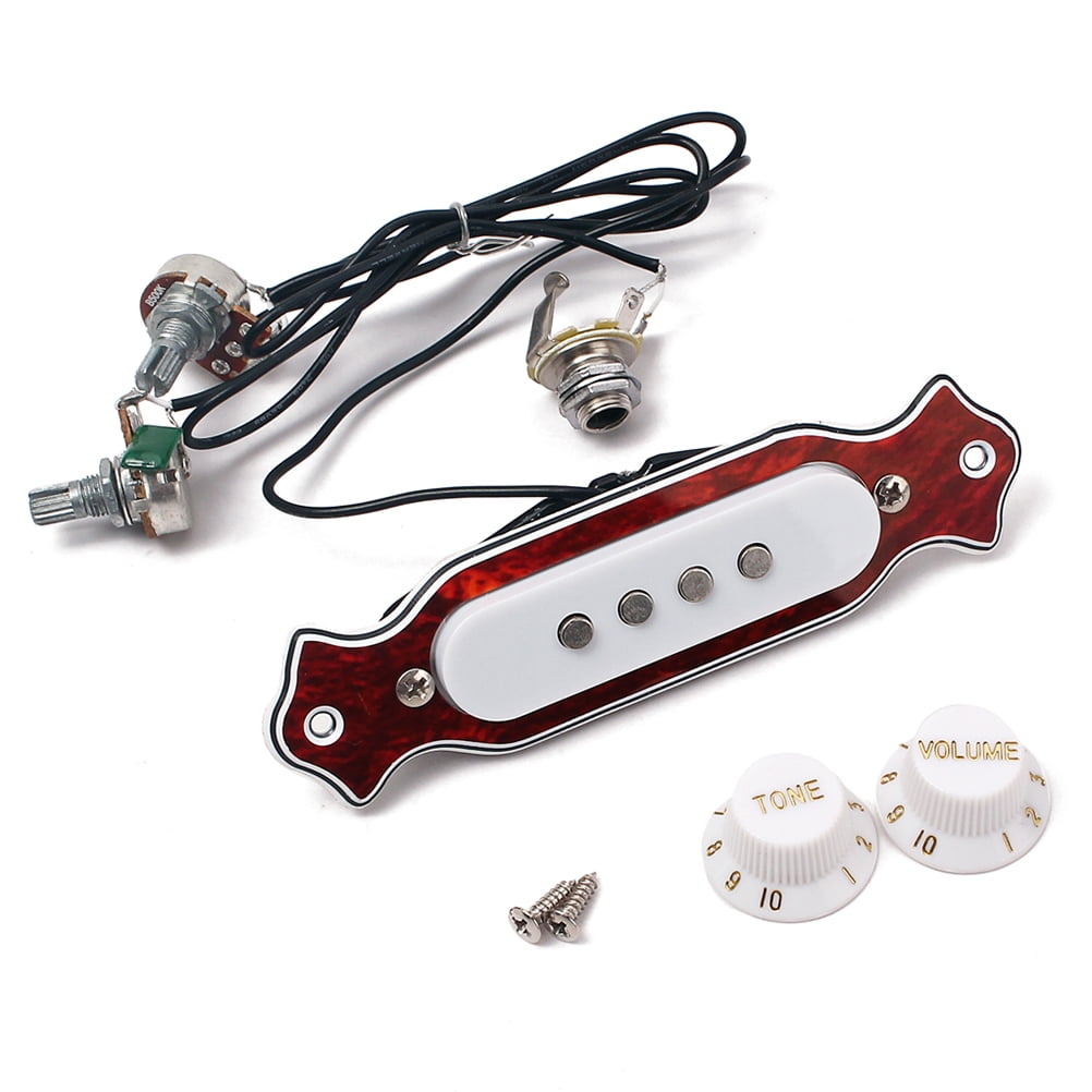 Raindrops Red Box Guitar Pickup for 4-String Guitars Plastic Metal ...