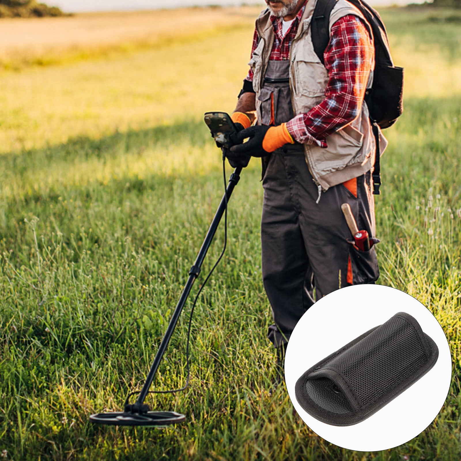 Raindrops Metal Detecting Bag 1Pcs Black Sleeve for Protecting from ...