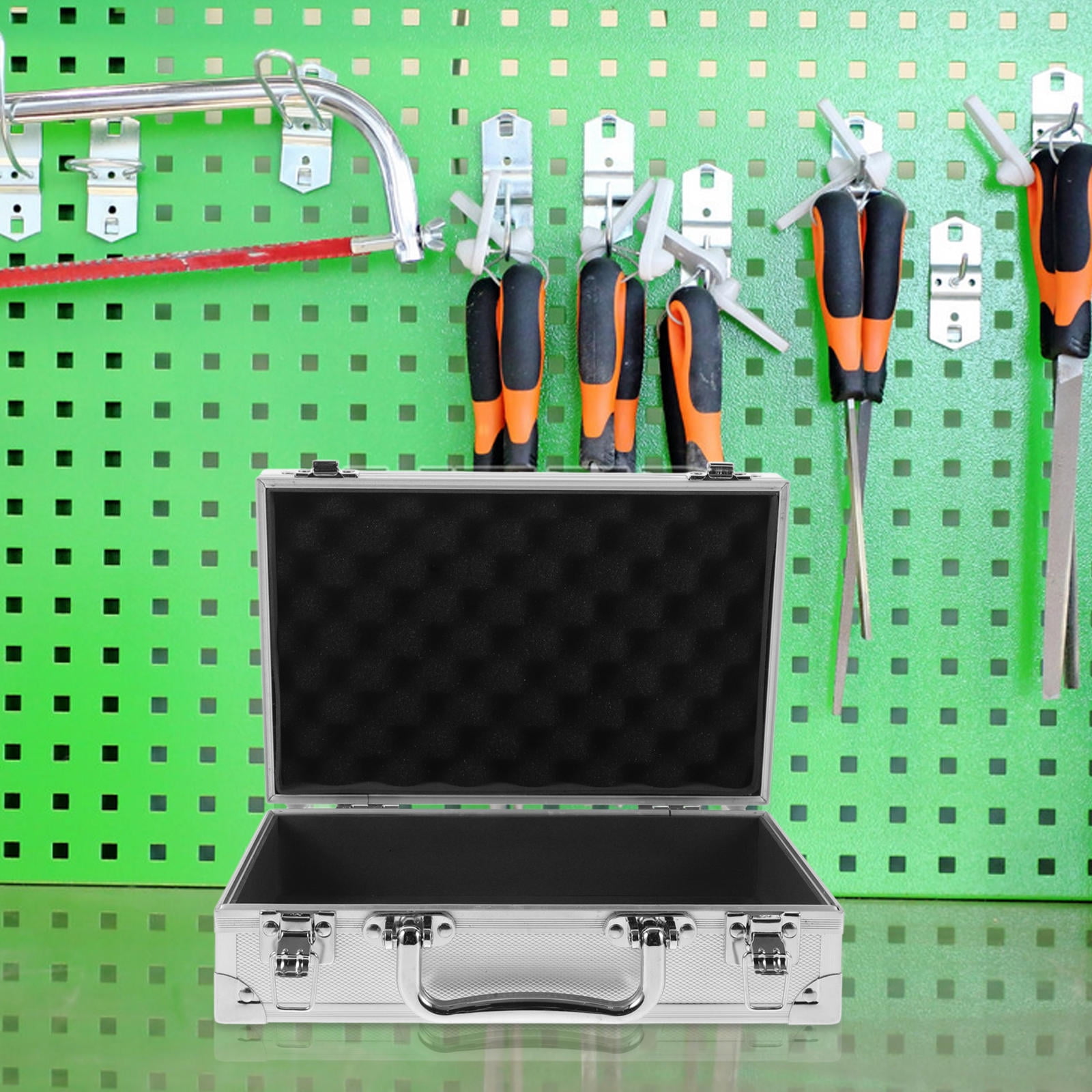 Raindrops Metal Suitcase Portable Tools Storage Case Multi-purpose ...