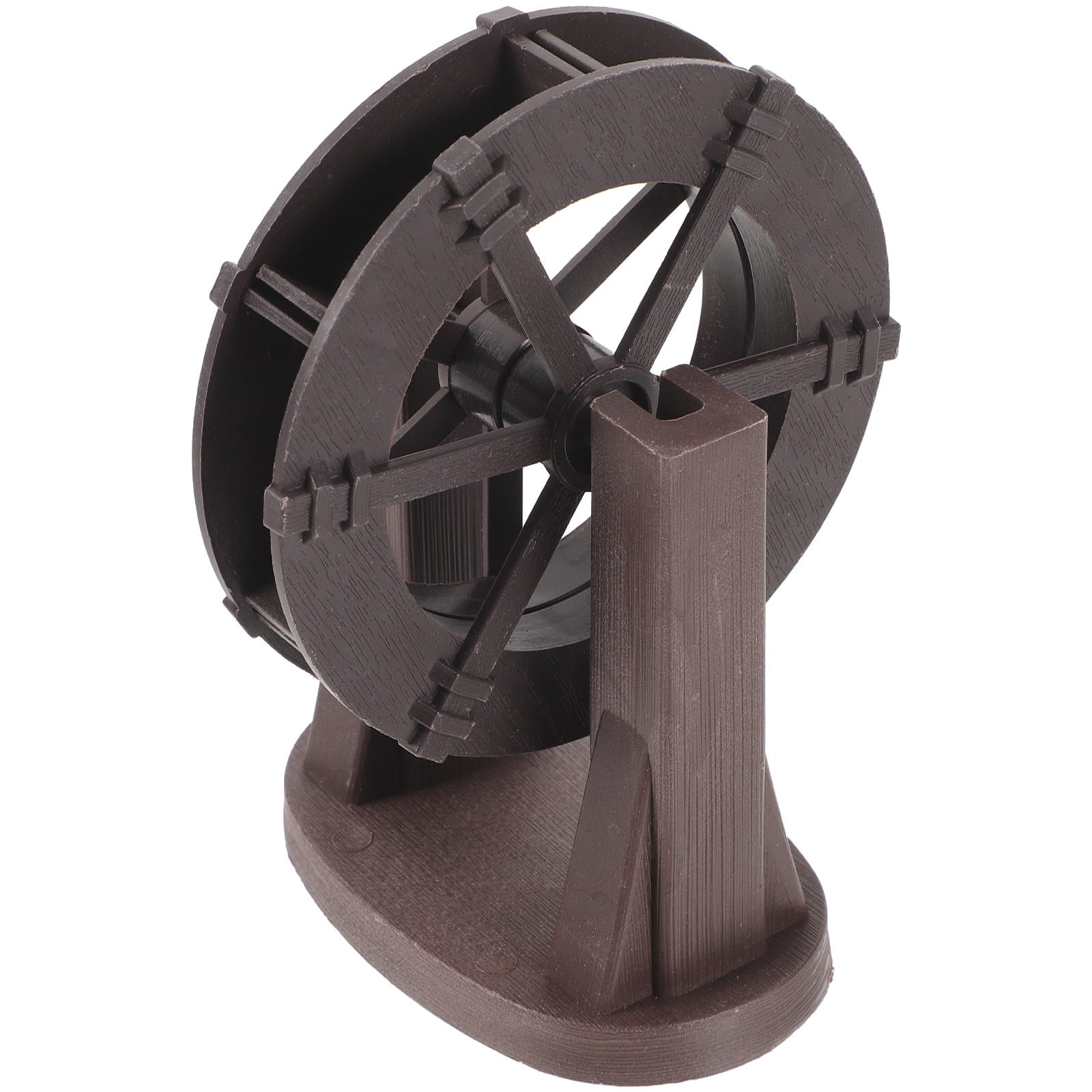 Raindrops Micro Water Wheel Decor Made of Durable Plastic Light Brown ...