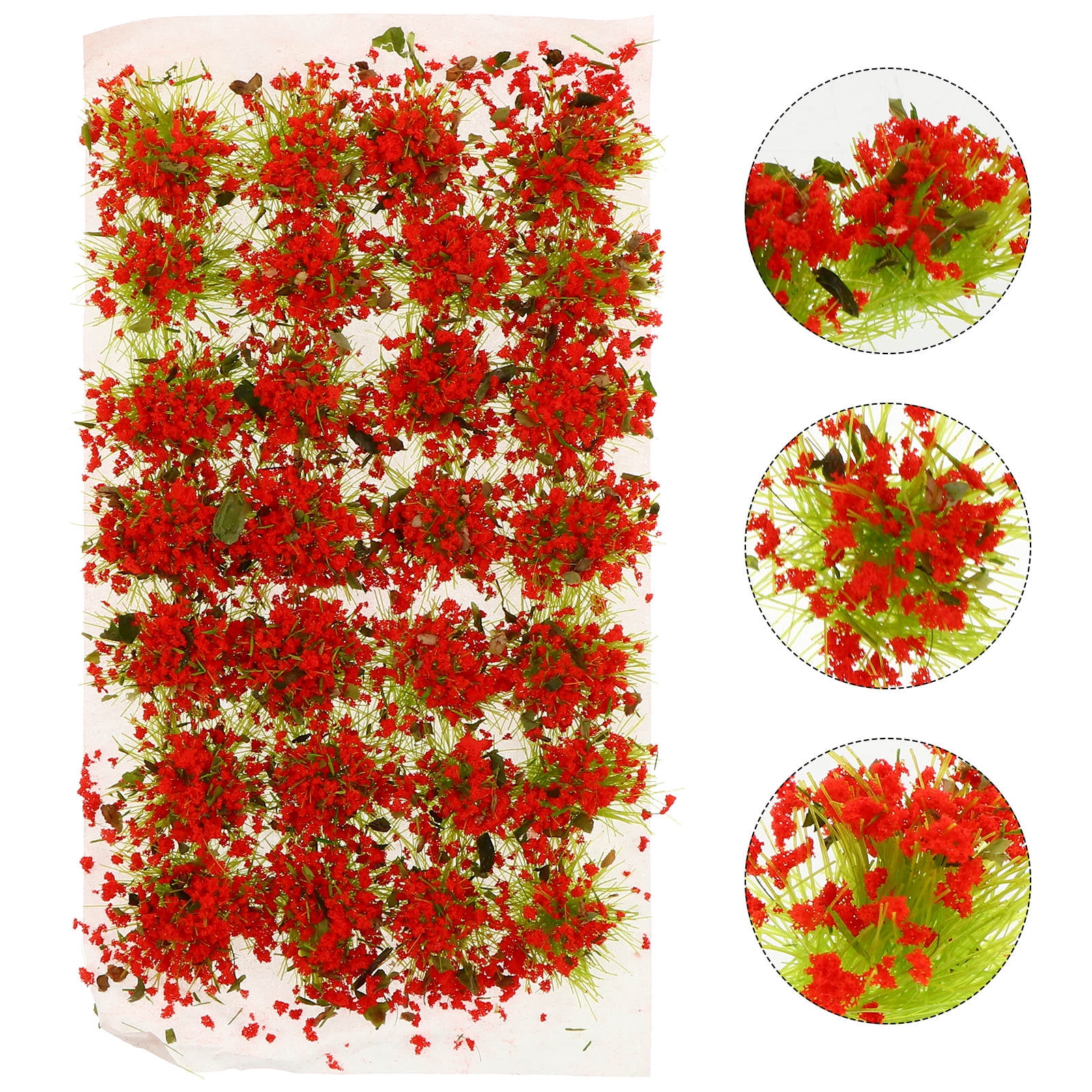 Raindrops Micro-landscape Model Landscaping Mini Grass Cluster ...