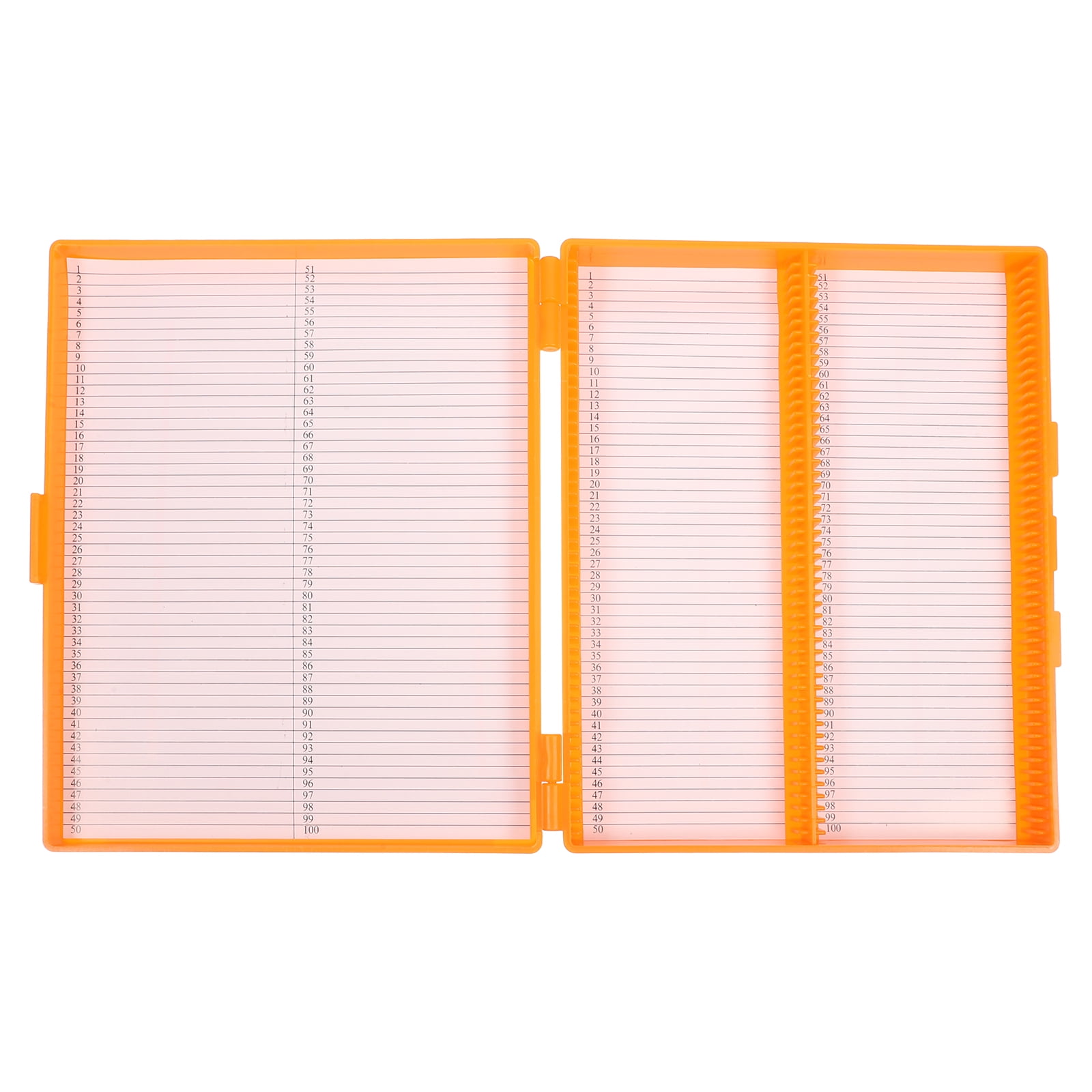 Raindrops Microscope Slide Holder Box 100 Place Slide Storage Box Slide ...