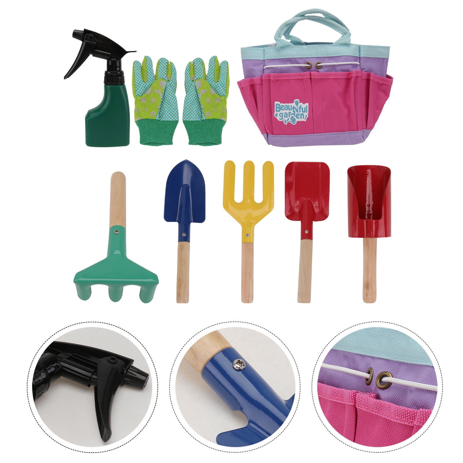 Raindrops Mini Beach Diggers Small Garden Rake 儿 种花工 套装 Shovels Games ...