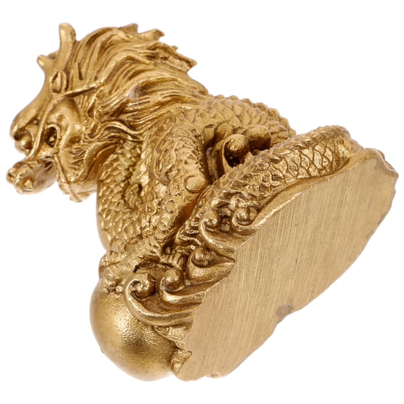 Raindrops Mini Copper Chinese Dragon Statue Dragon Figurine Chinese ...