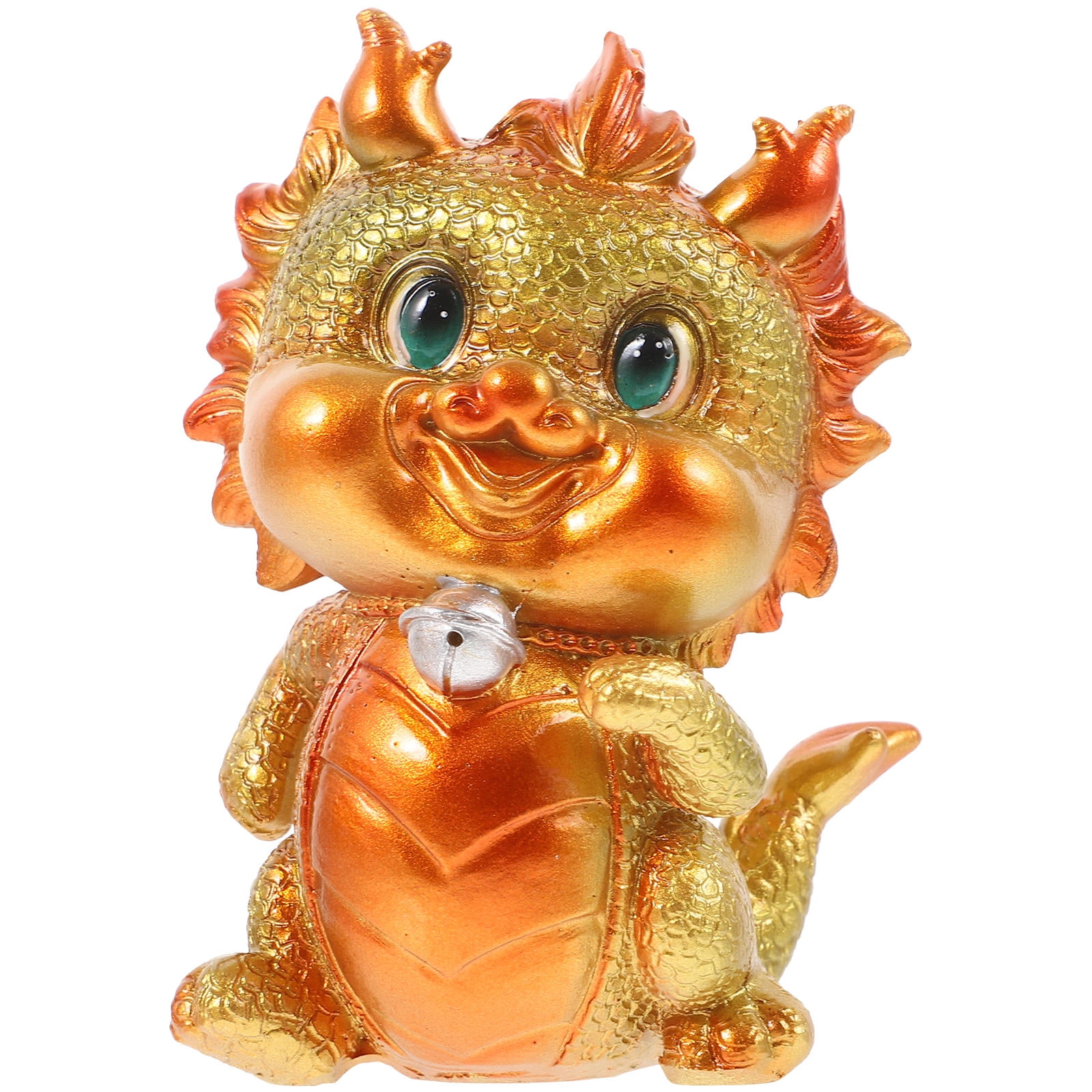 Raindrops Mini Dragon Statue Miniature Figurine Mascot Ornaments Office ...