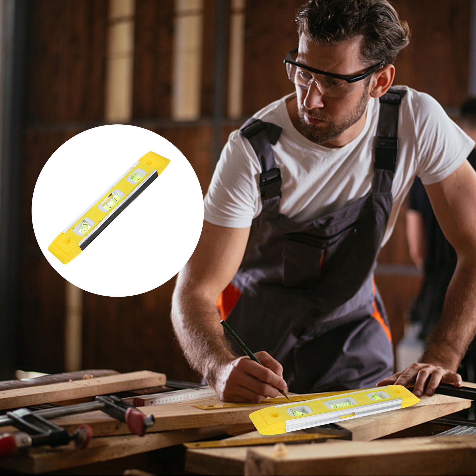 Raindrops Mini Leveling Ruler Camper Levelers Bubble Measuring Magnetic ...