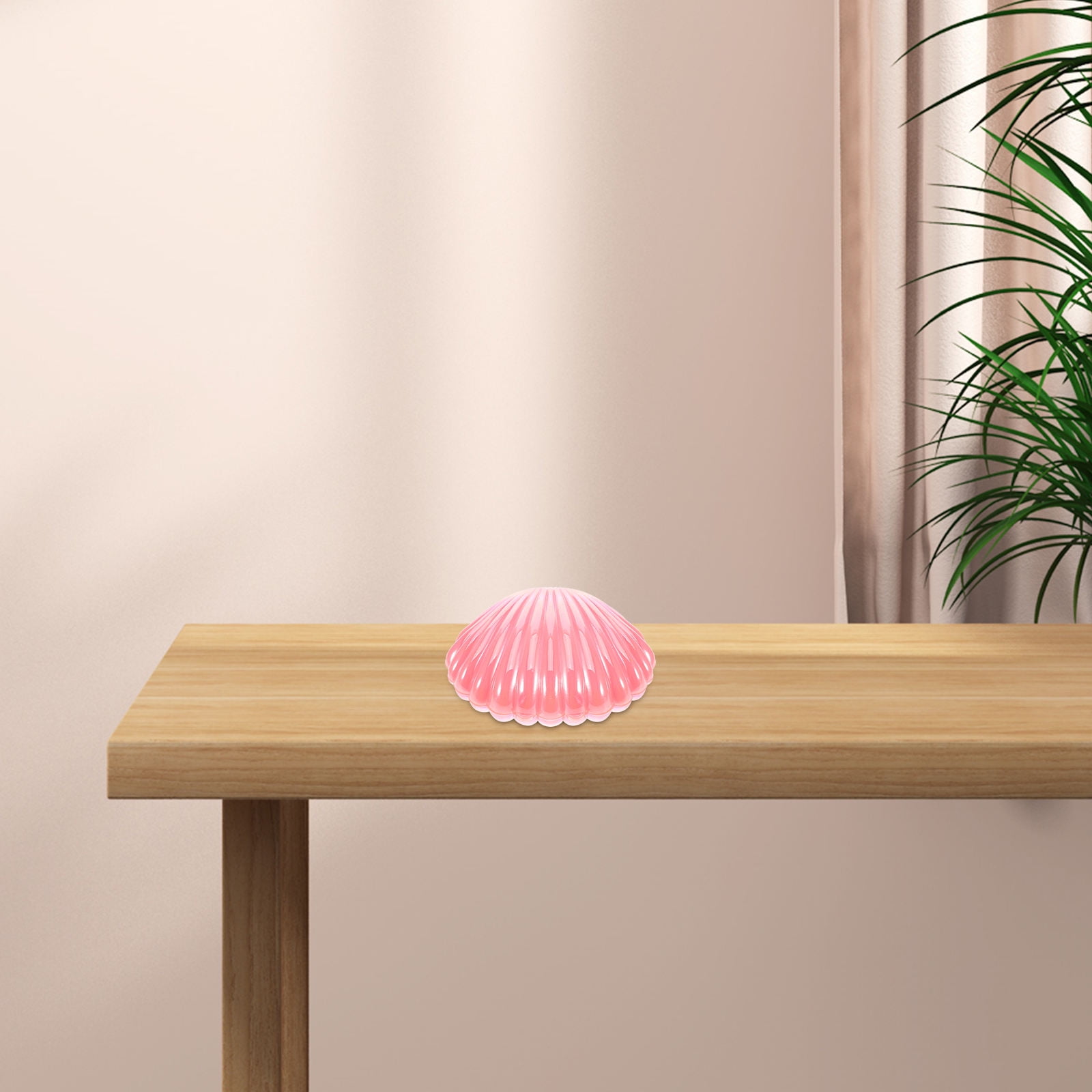Raindrops Mini Sea Shells Trinket Plate Plastic Shell Jewelry Box Entrance Key Tray Desktop Clam ...