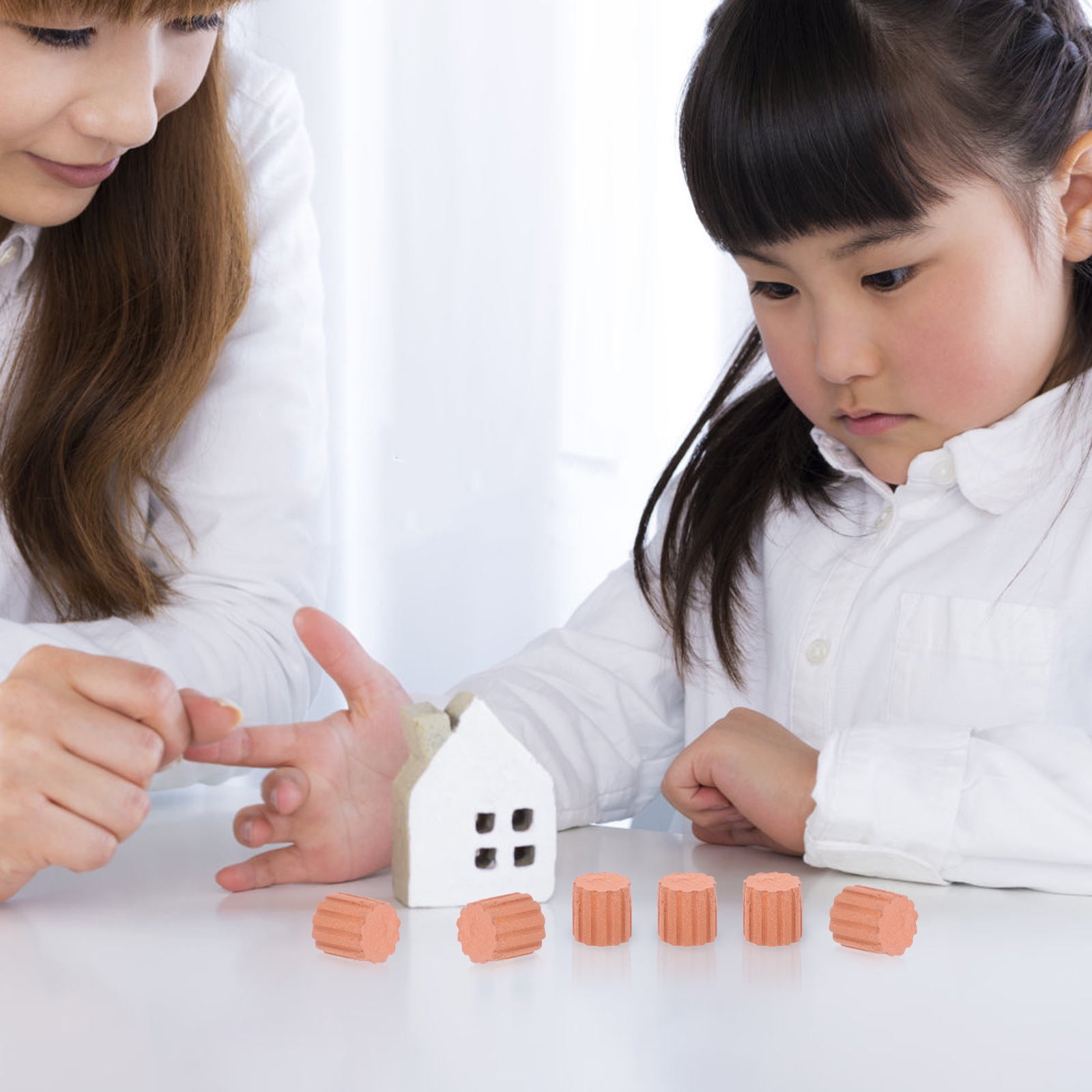 Raindrops Miniature Clay Bricks for Decor Brown Color Large Quantity ...