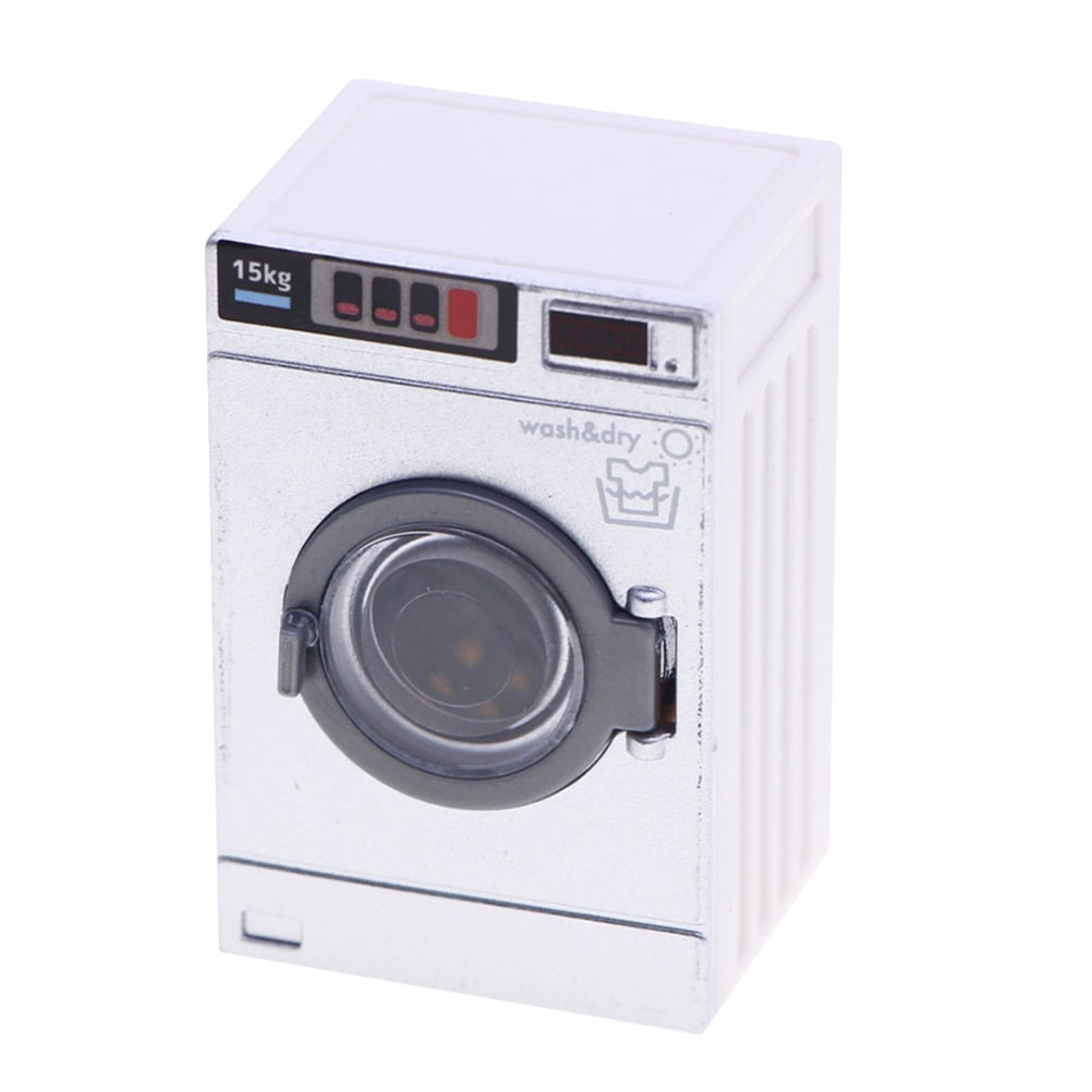 Raindrops Miniature Dollhouse Washing Machine Toy Realistic Washer ...