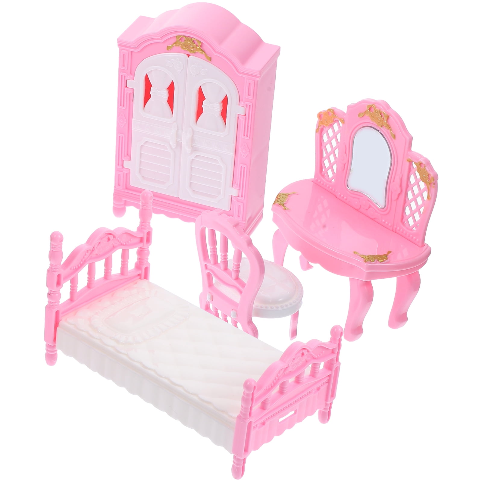 Raindrops Miniature Furniture Set for Decor Made of Plastic in Assorted ...