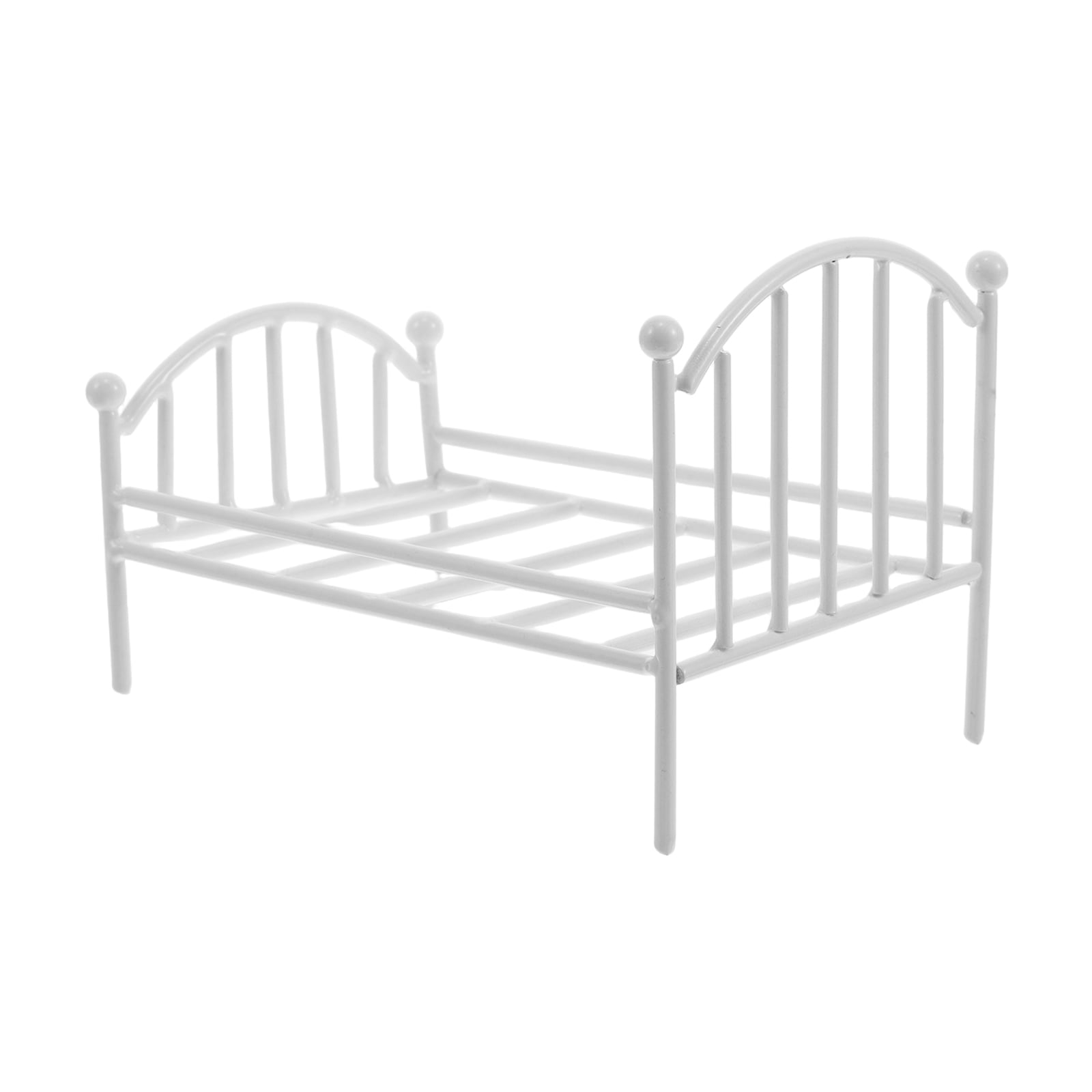 Raindrops Miniature Iron Bed For Dolls Flower Pot Holder Metal Frame ...