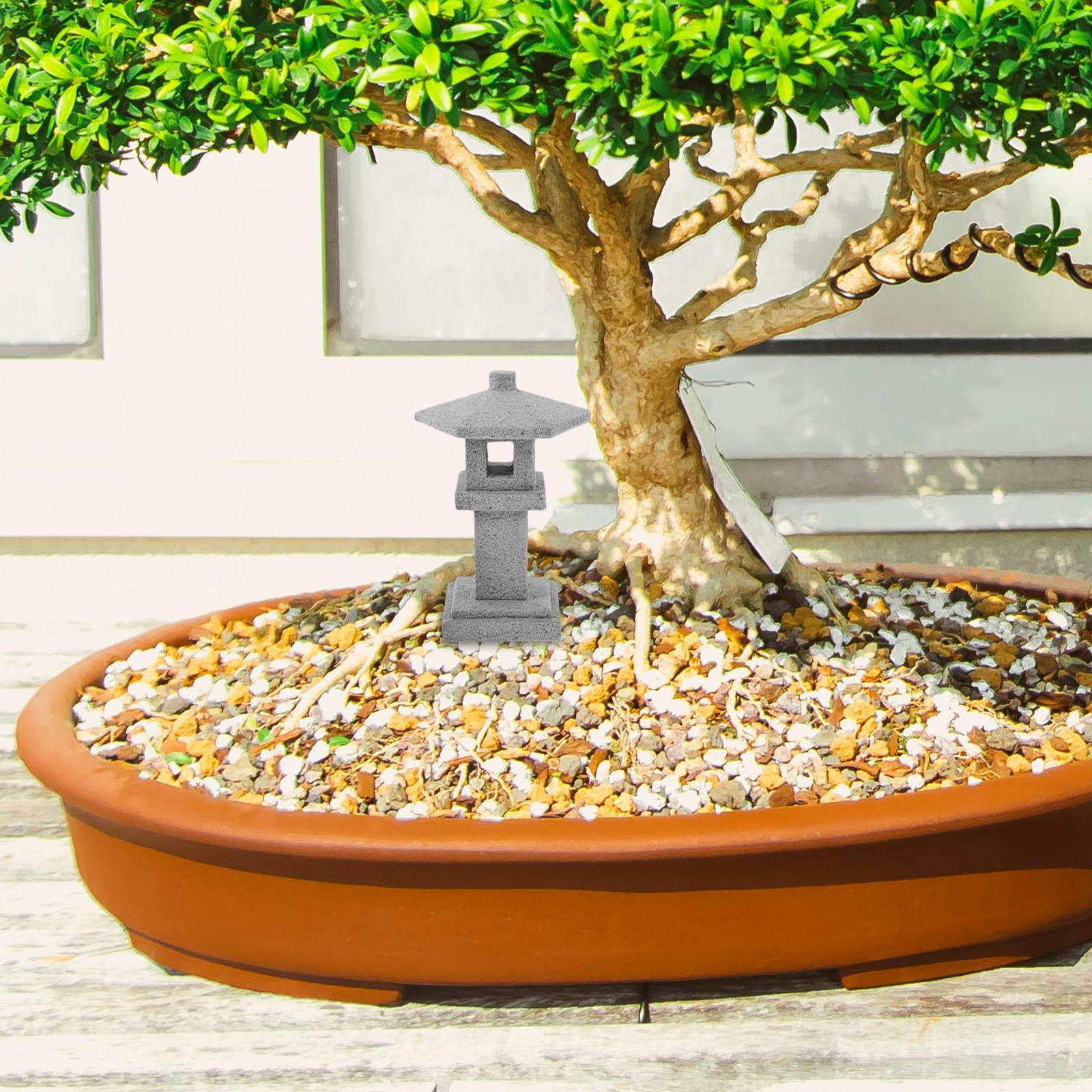 Raindrops Miniature Pavilion Micro Landscaping Pavilion Ornament Bonsai ...