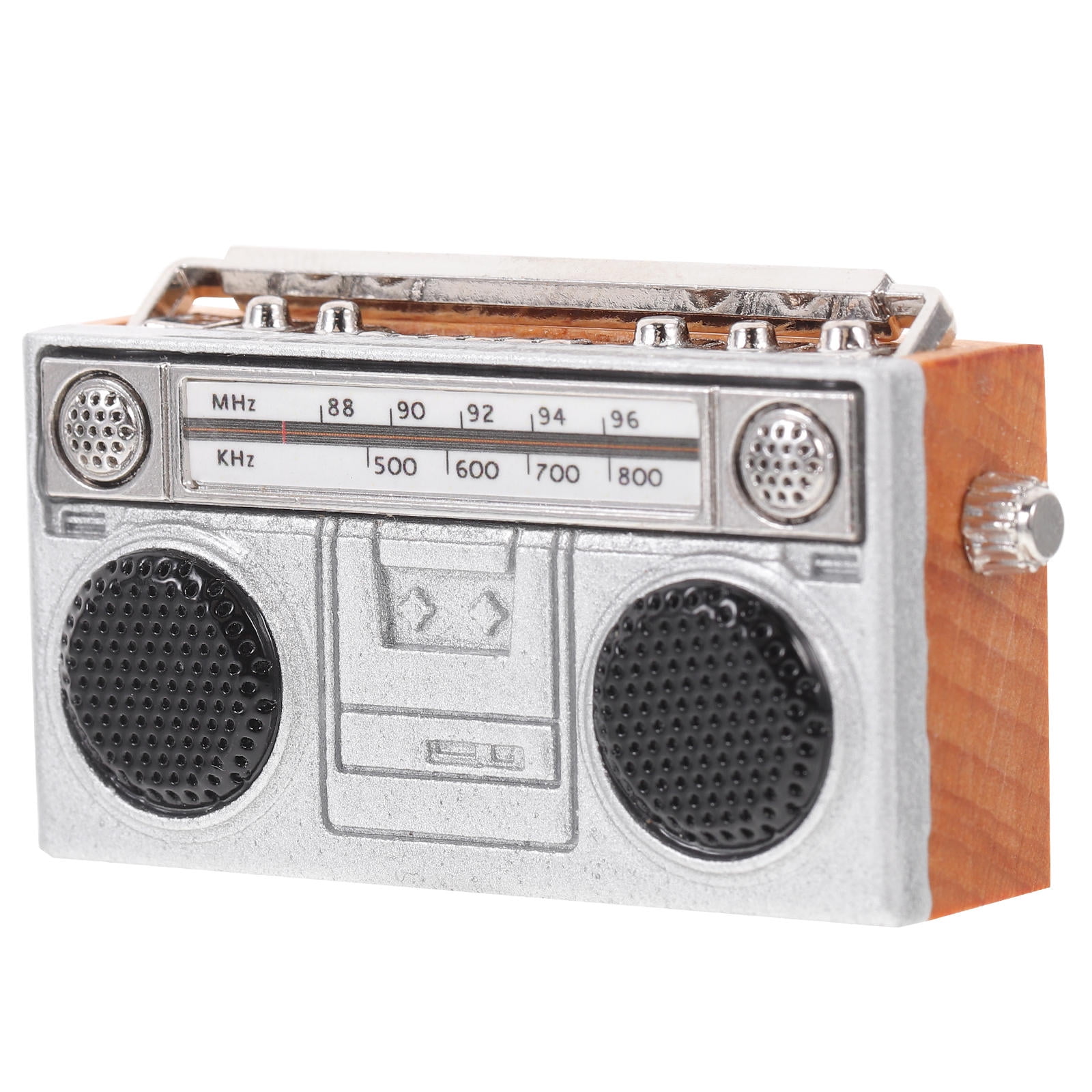 Raindrops Miniature Radio Model Vintage Style Mini Radio Figurine ...
