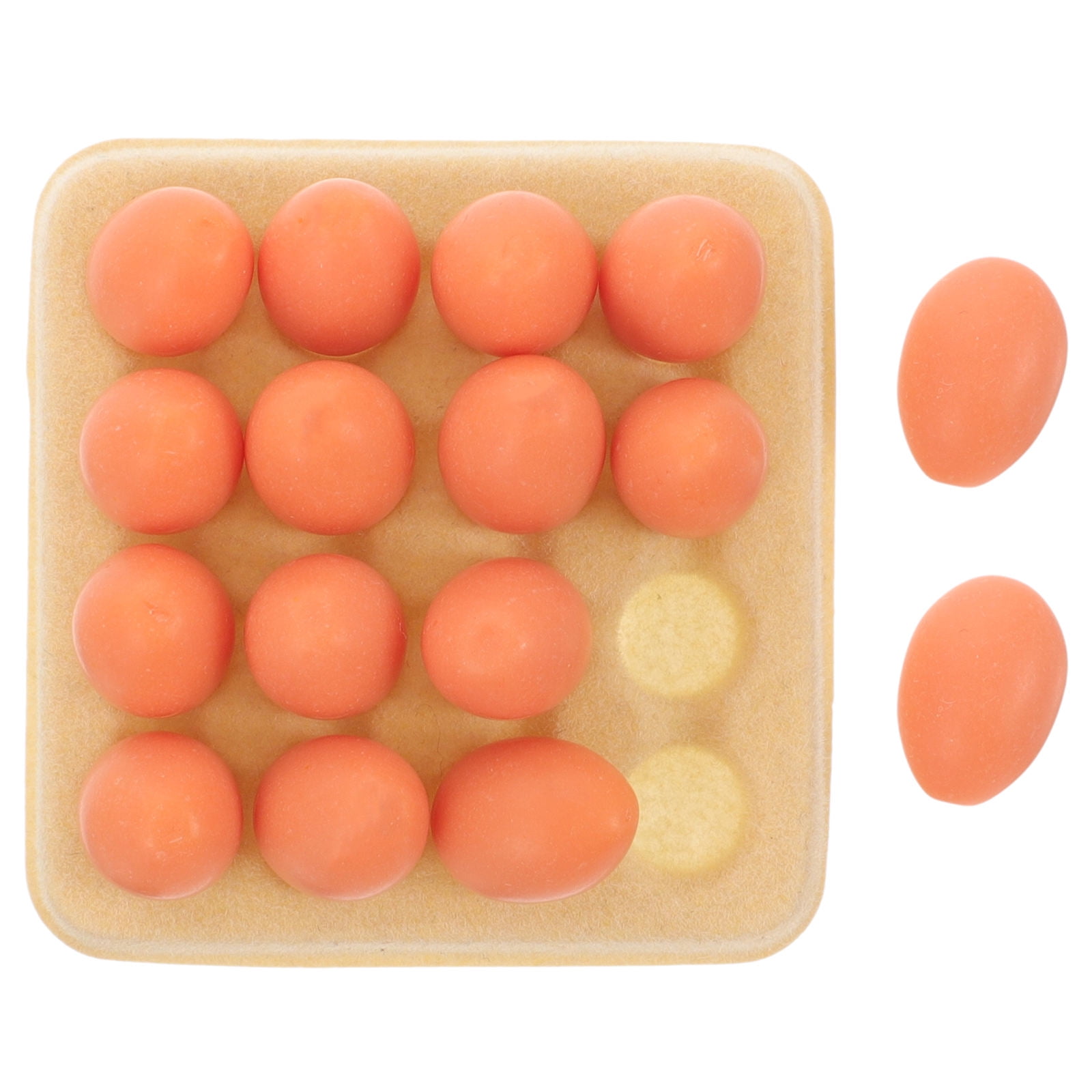 Raindrops Miniature Resin Egg Models for Decor Assorted Color Lifelike ...