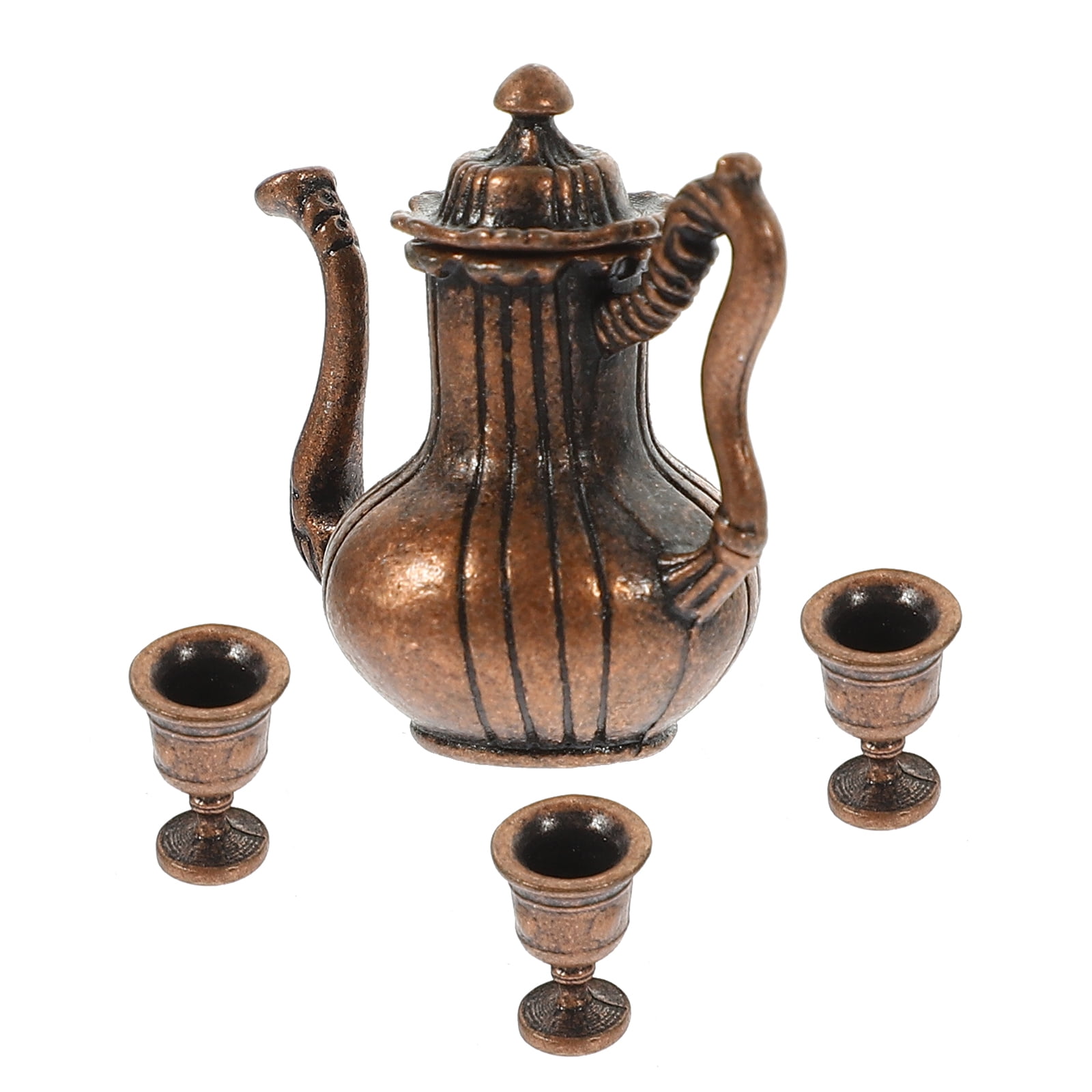 Raindrops Miniature Tea Cups Set Model Scene Props Collectible ...