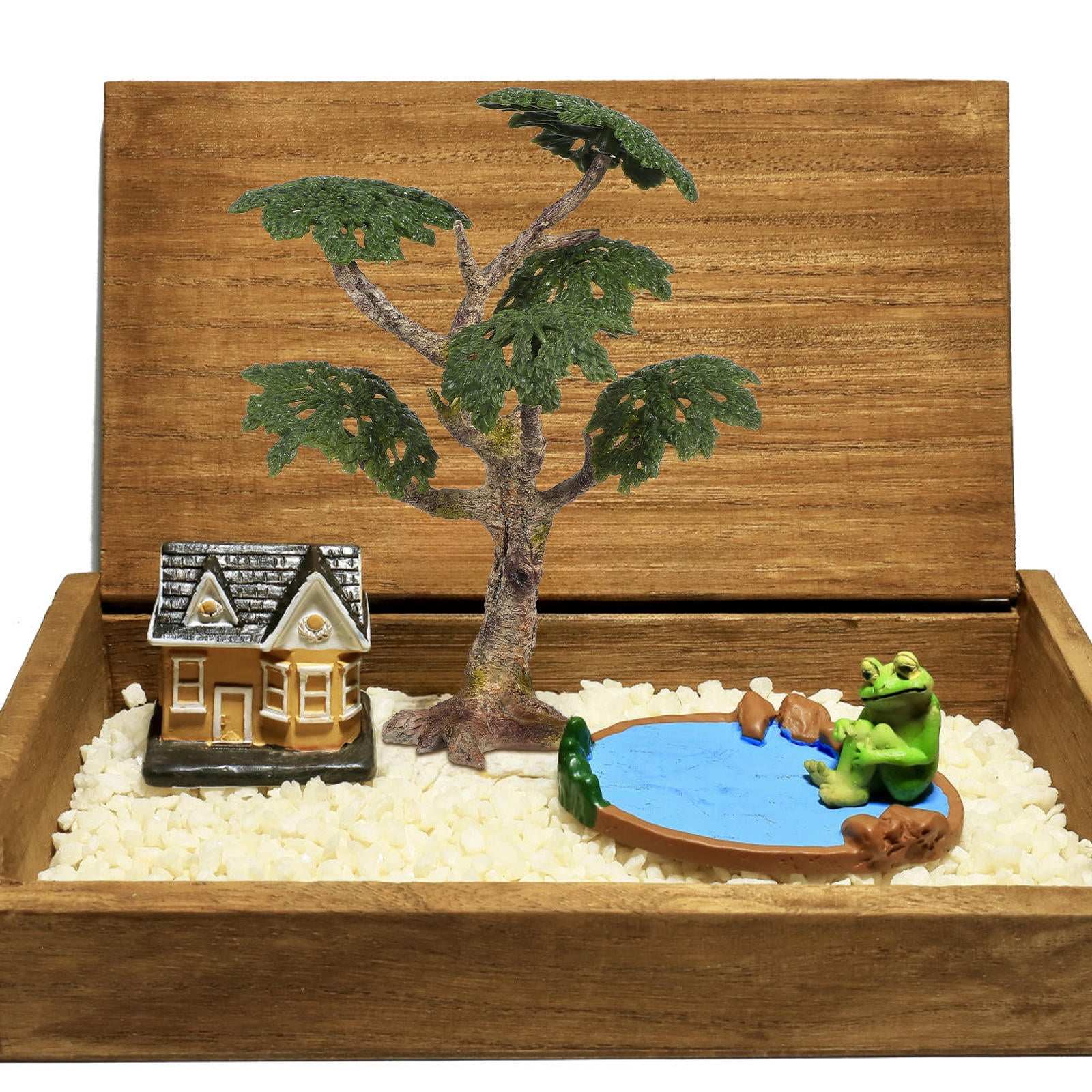 Raindrops Miniature Tree Diorama Material Garden Tree for Craft ...