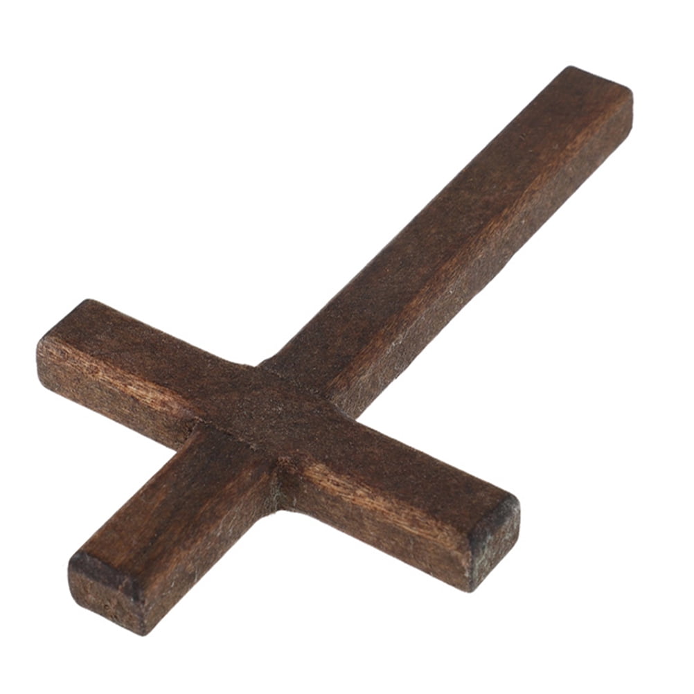 Raindrops Miniature Wood Cross Hand Prayer Cross Doll Church Scene ...