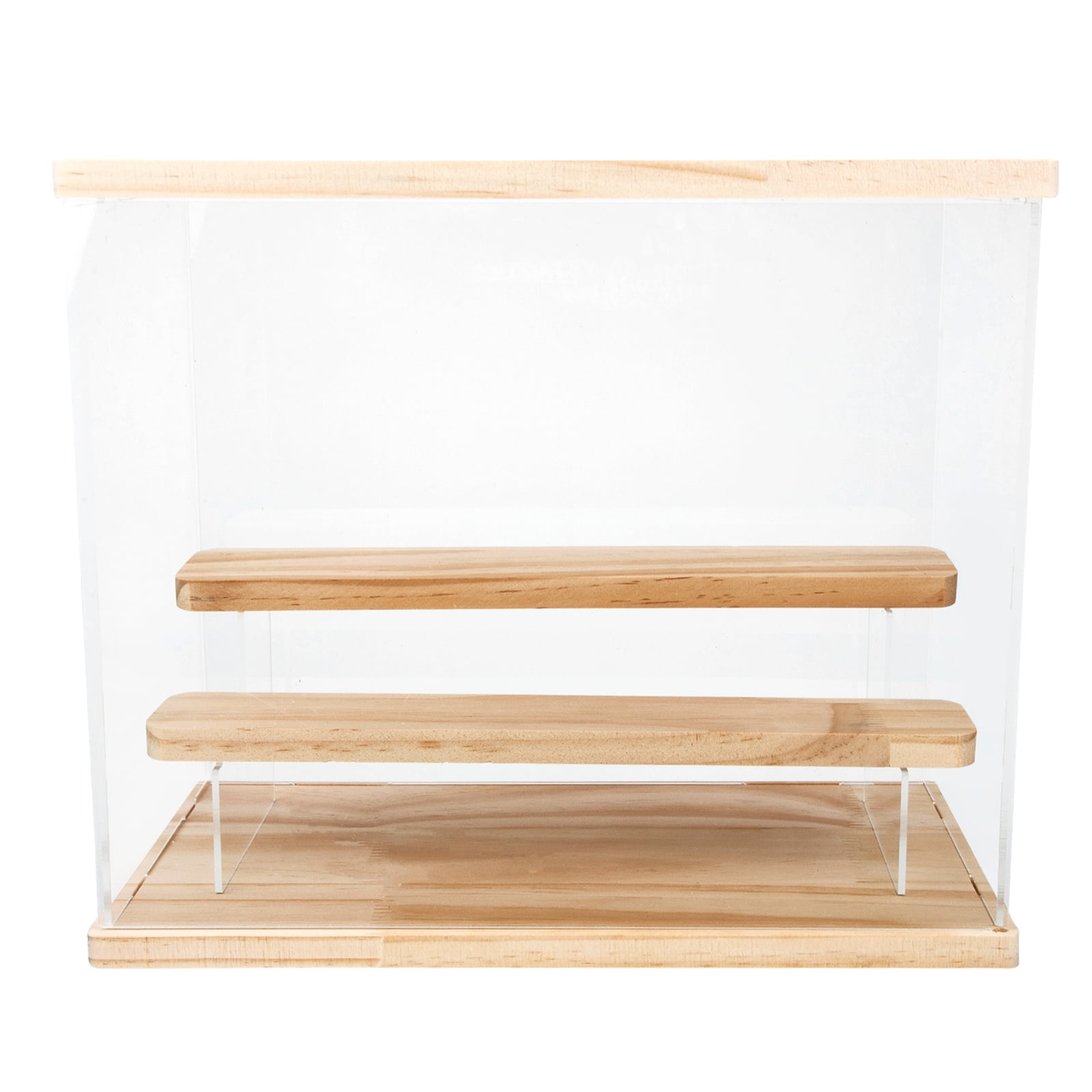 Acrylic and Wood Display Case for Figurines 3 Layers Collectible ...