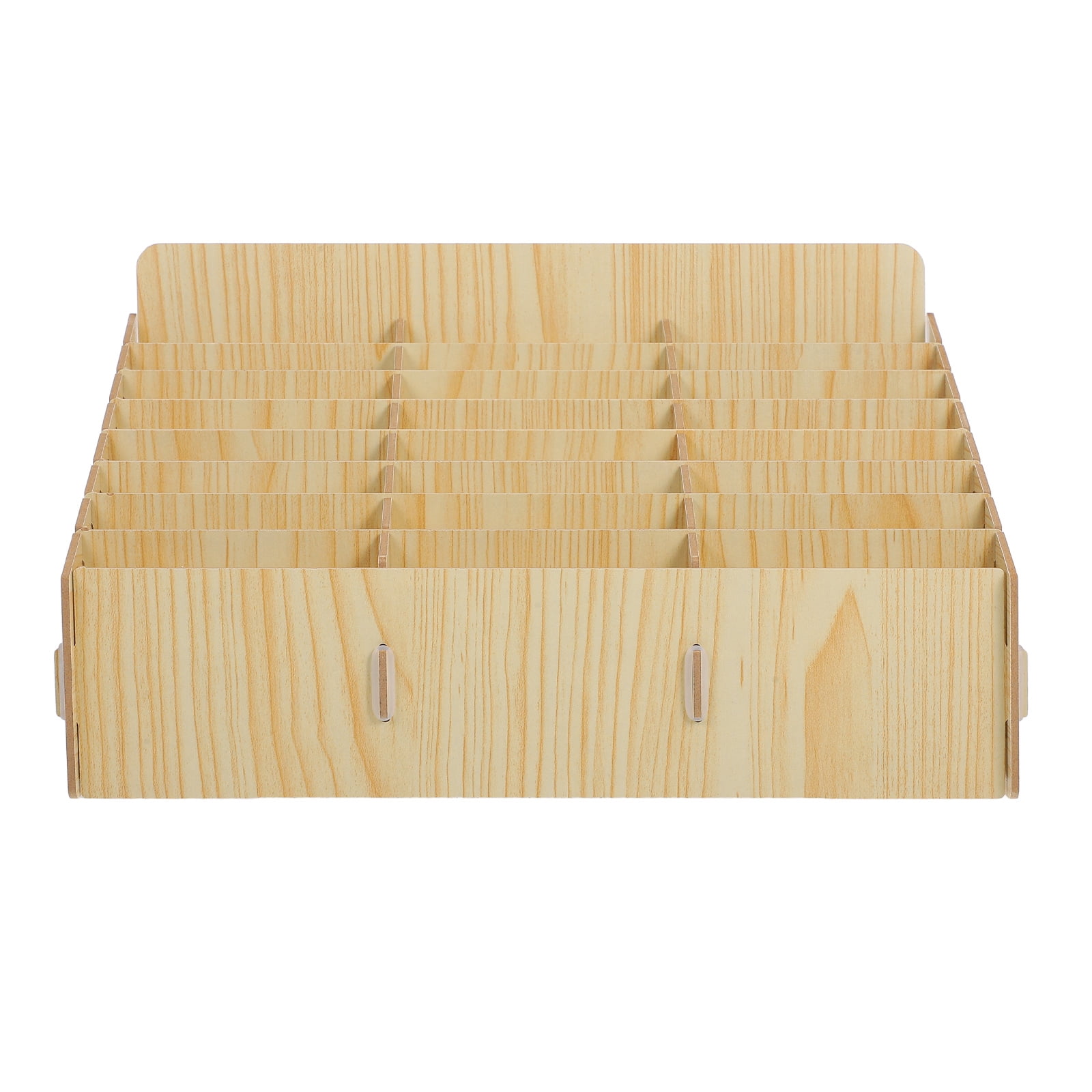 Raindrops Multi-Grid Phone Box Mobile Phone Organizing Box Wood 1Pcs 12 ...