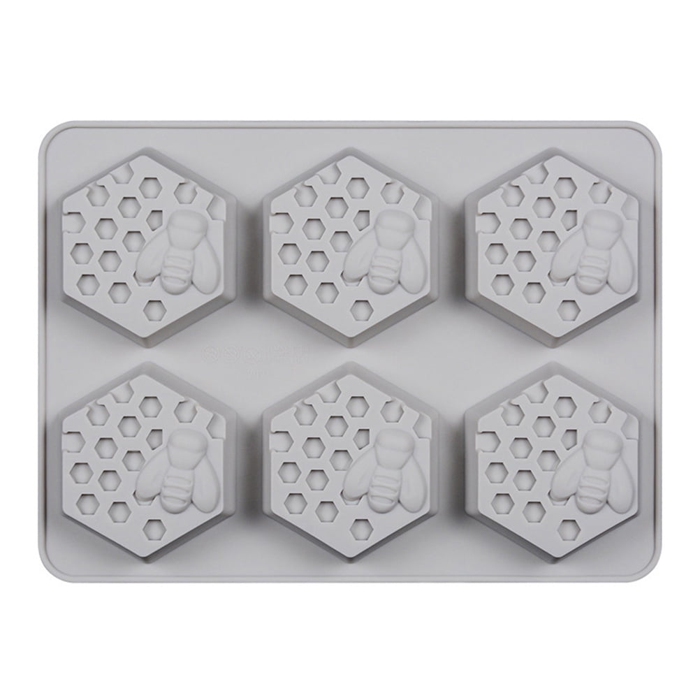 Raindrops Molds Soaps Silicone Mold Soap Making Mold Bee Honeycomb Mold ...