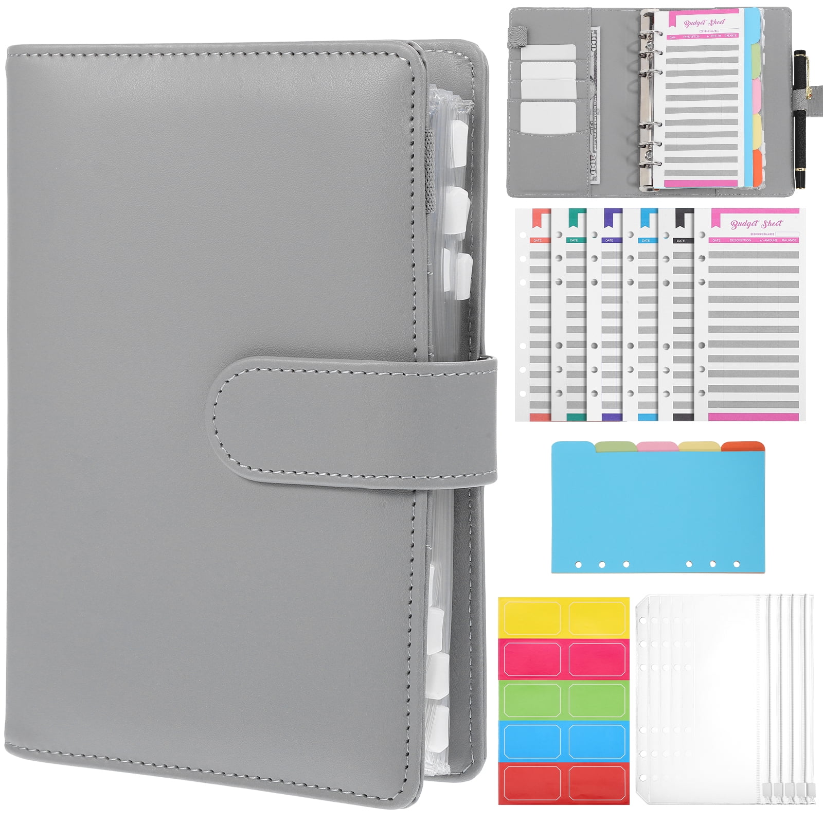 Raindrops Money Savings Book Envelope System for Cash Budgeting Ledger ...