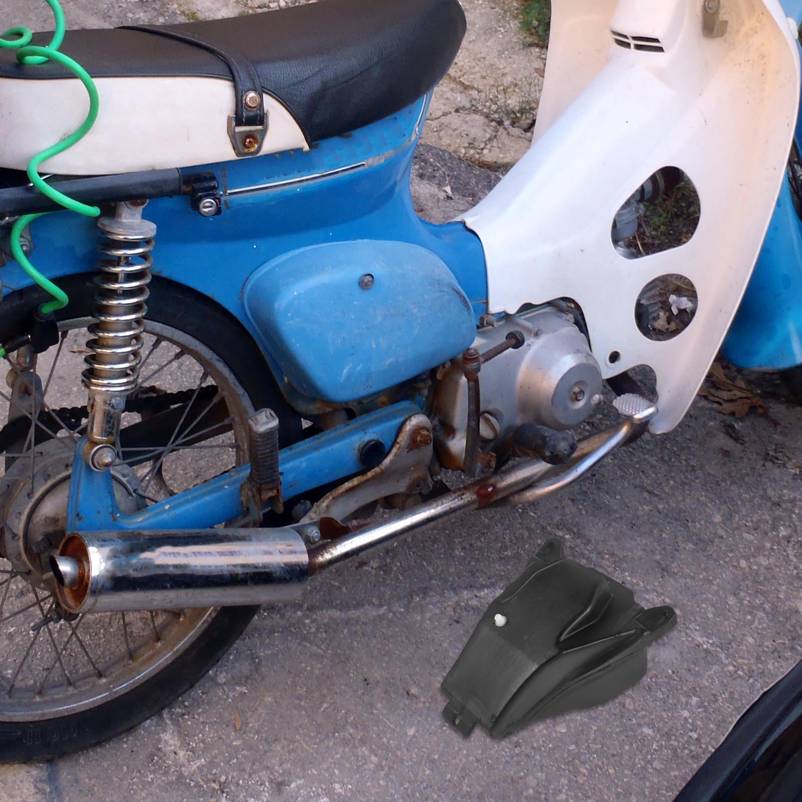 Raindrops Motocross Accessories Cylinder Mini Bike Gas Tank Motor Black ...