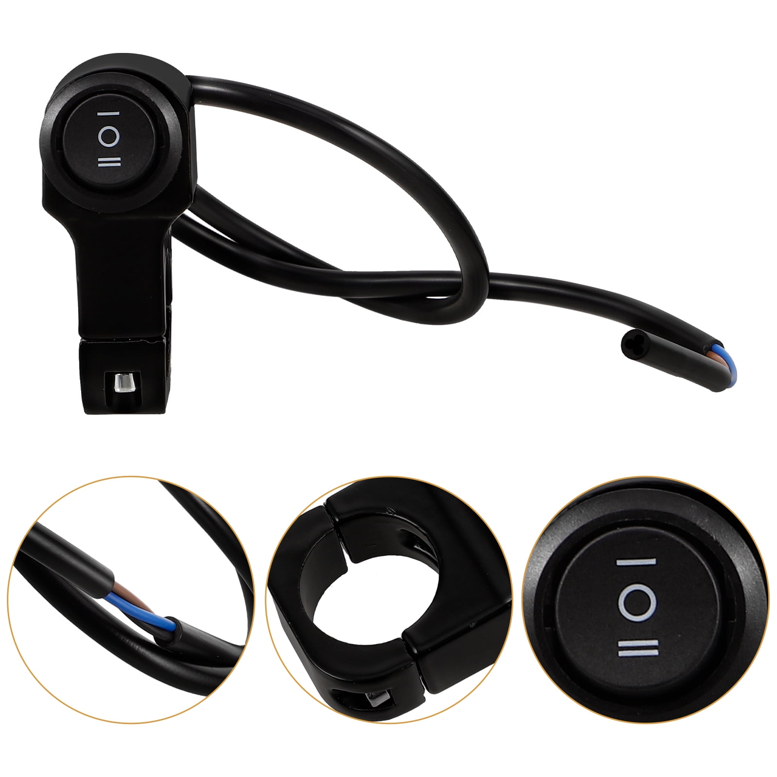 Raindrops Motorcycle Switch Handlebar Switch Motorcycle Light Switch ...