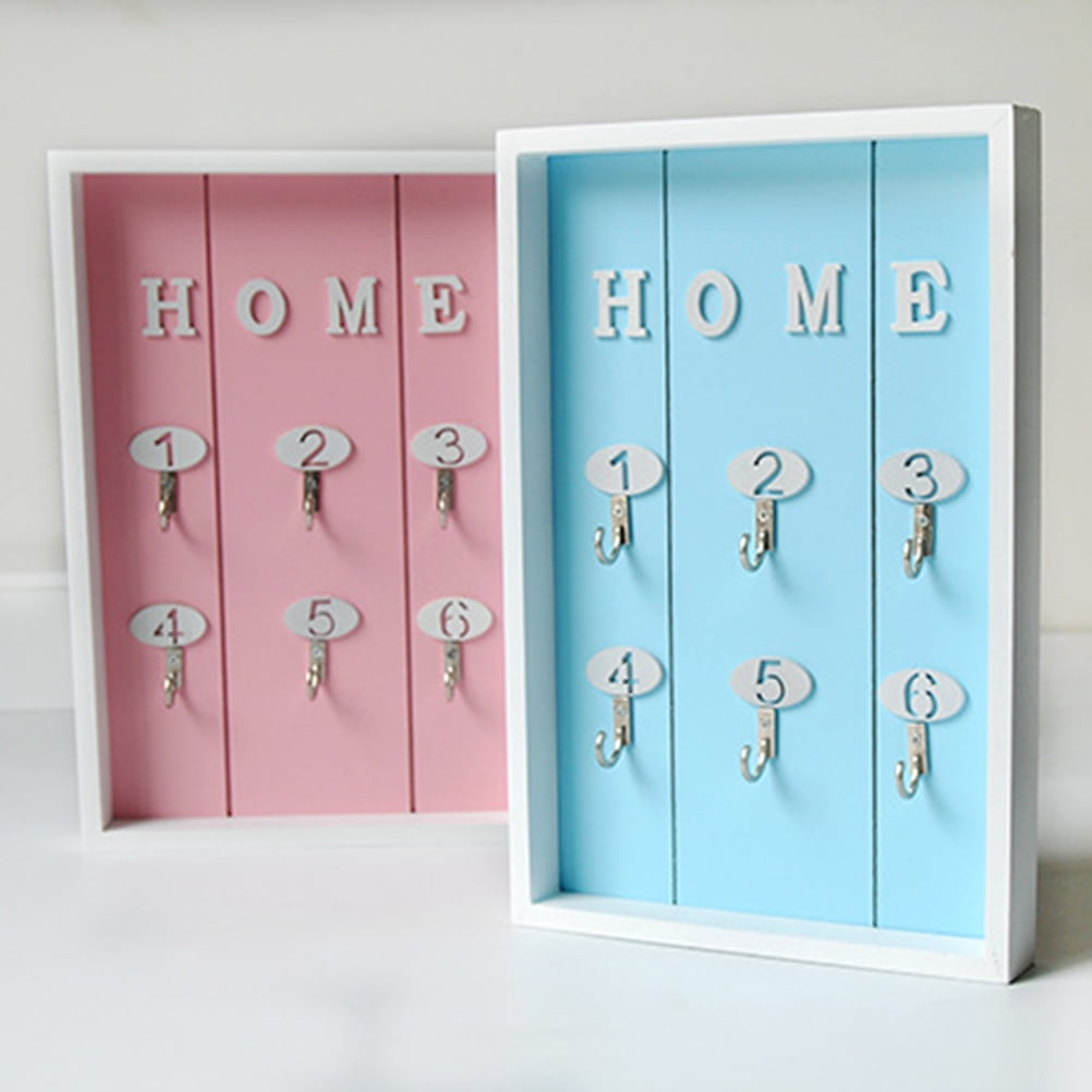 Raindrops Key Holder Wall Mounted Blue 1Set 7.9x1.2x11.8in - Walmart.com