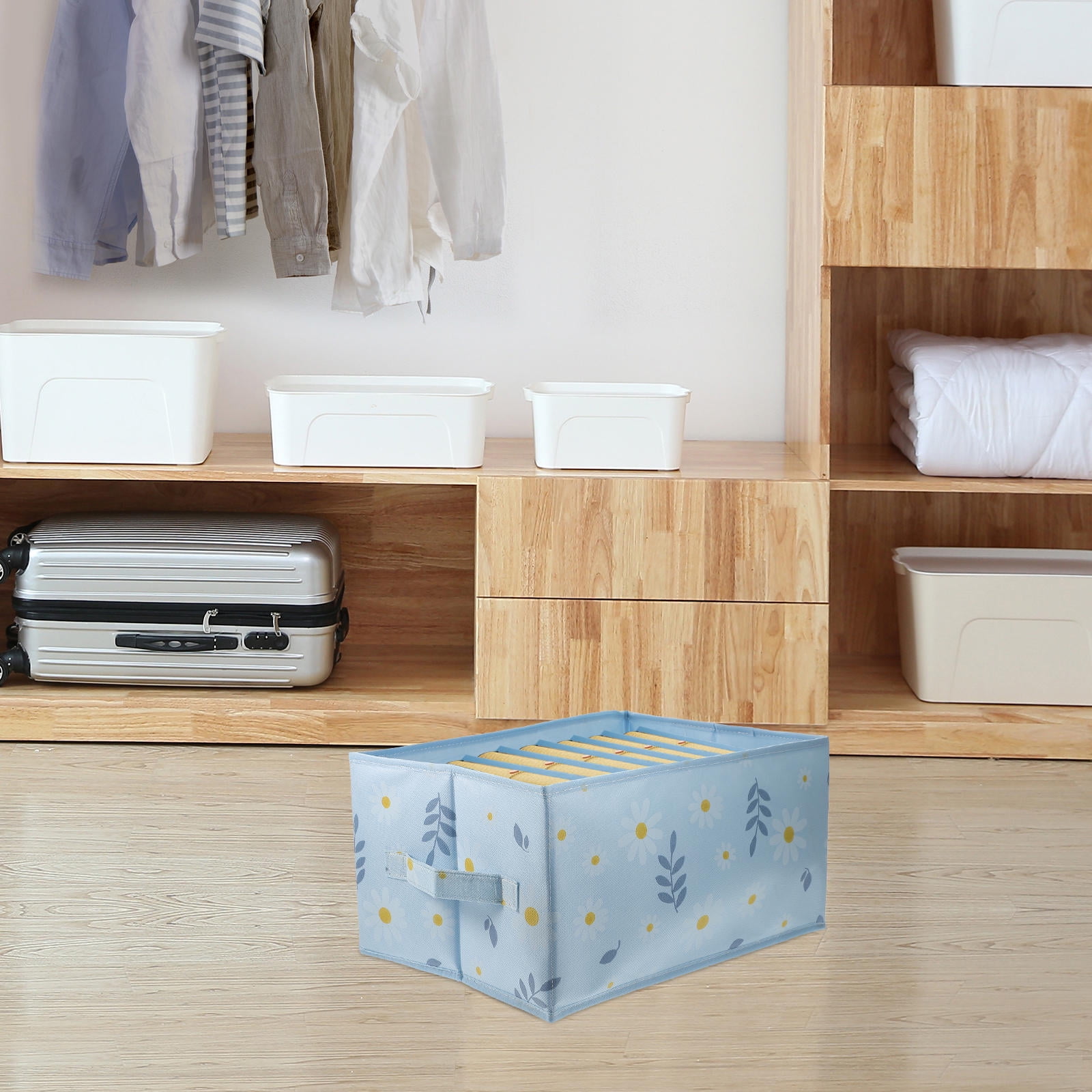 Raindrops Multi Compartment Storage Box Organizers Dividers Closet ...