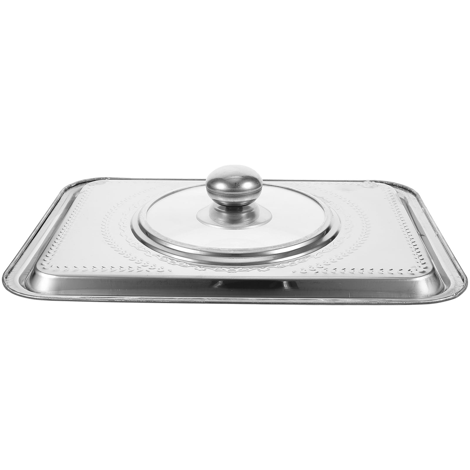 Raindrops Multi-use Stainless Steel Visible Food Cover Food Plate Lid ...