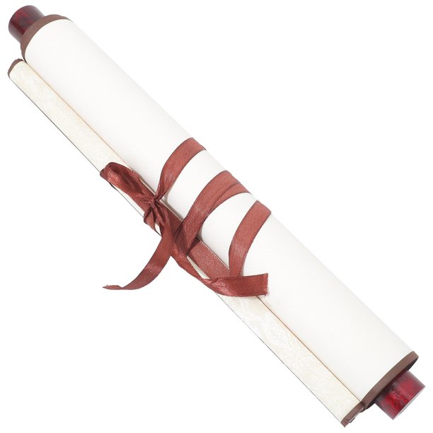 Raindrops MultiFunction Blank Scroll for Painting and Calligraphy with ...