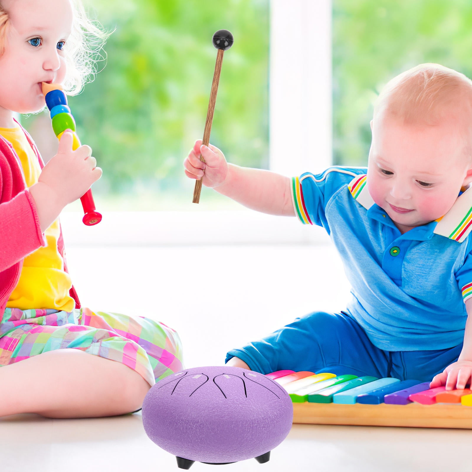 Raindrops Musical Instruments Steel Tongue Drum Practice Pad - Walmart.com
