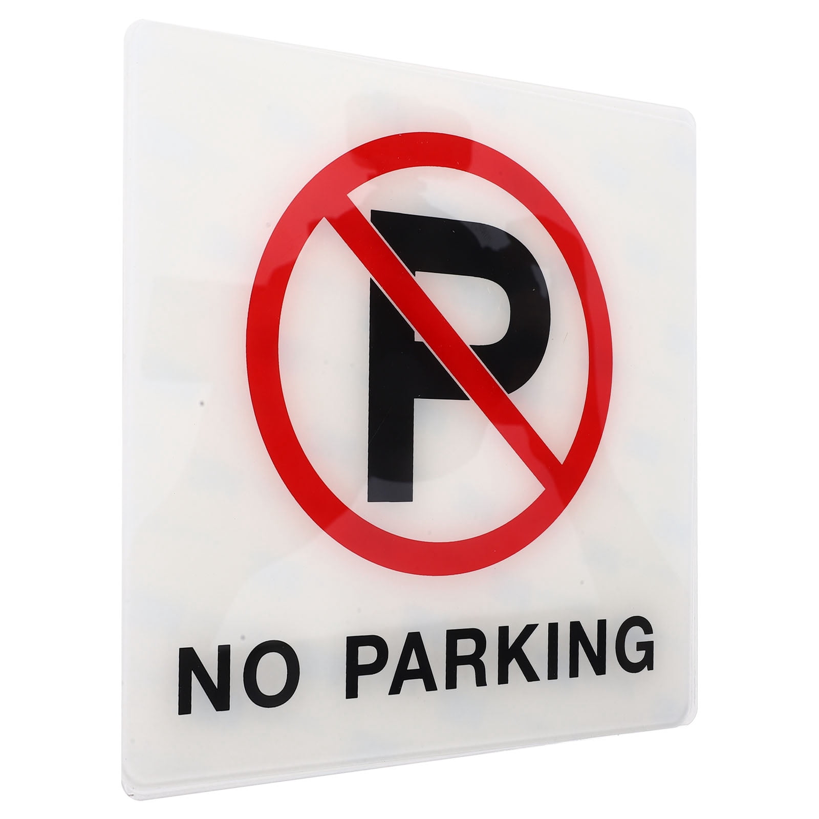 Raindrops No Parking Sign for Roads and Yards Made of Acrylic Material ...