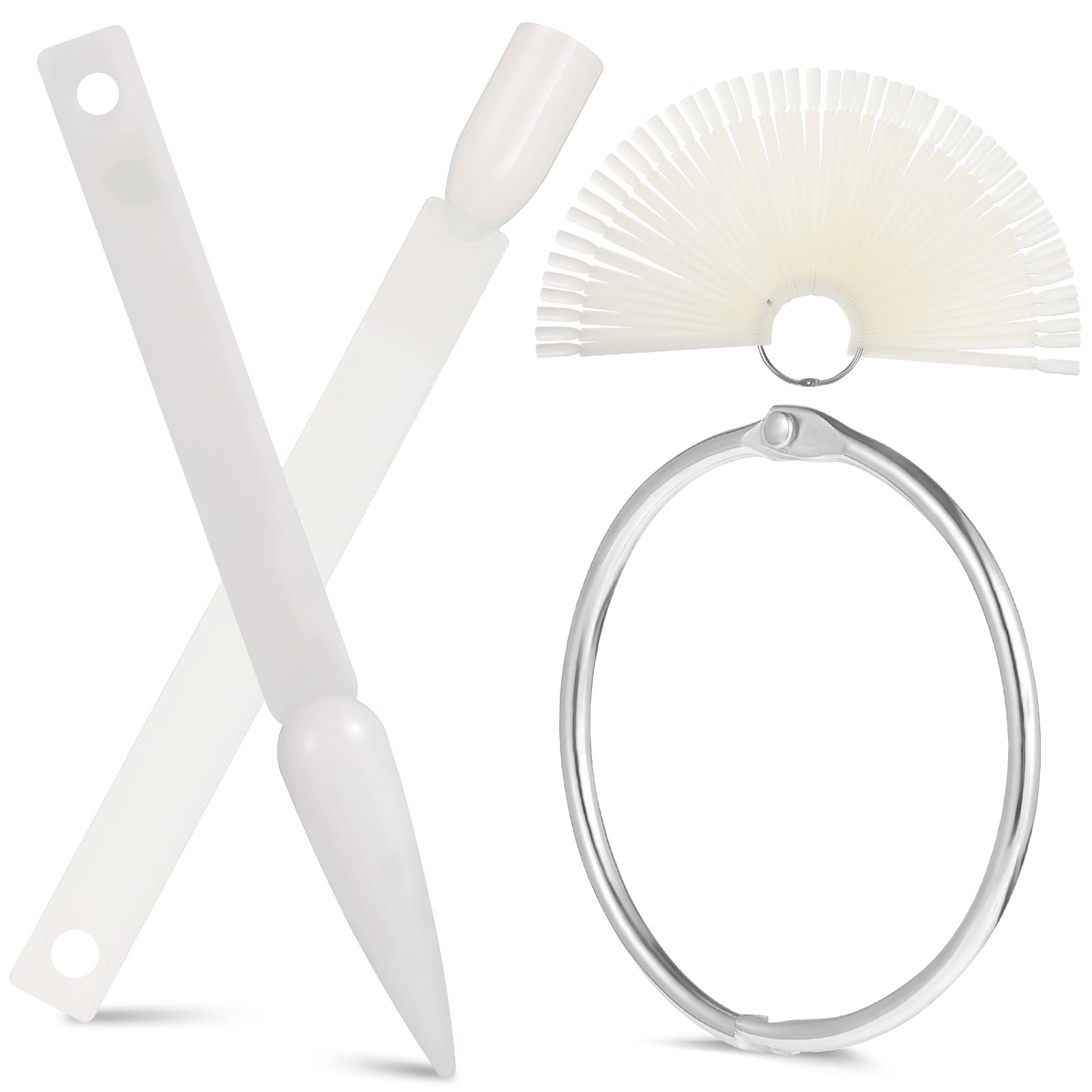 Raindrops Nail Photo Props 200 Pcs for Nail Salon Beginners with Metal ...