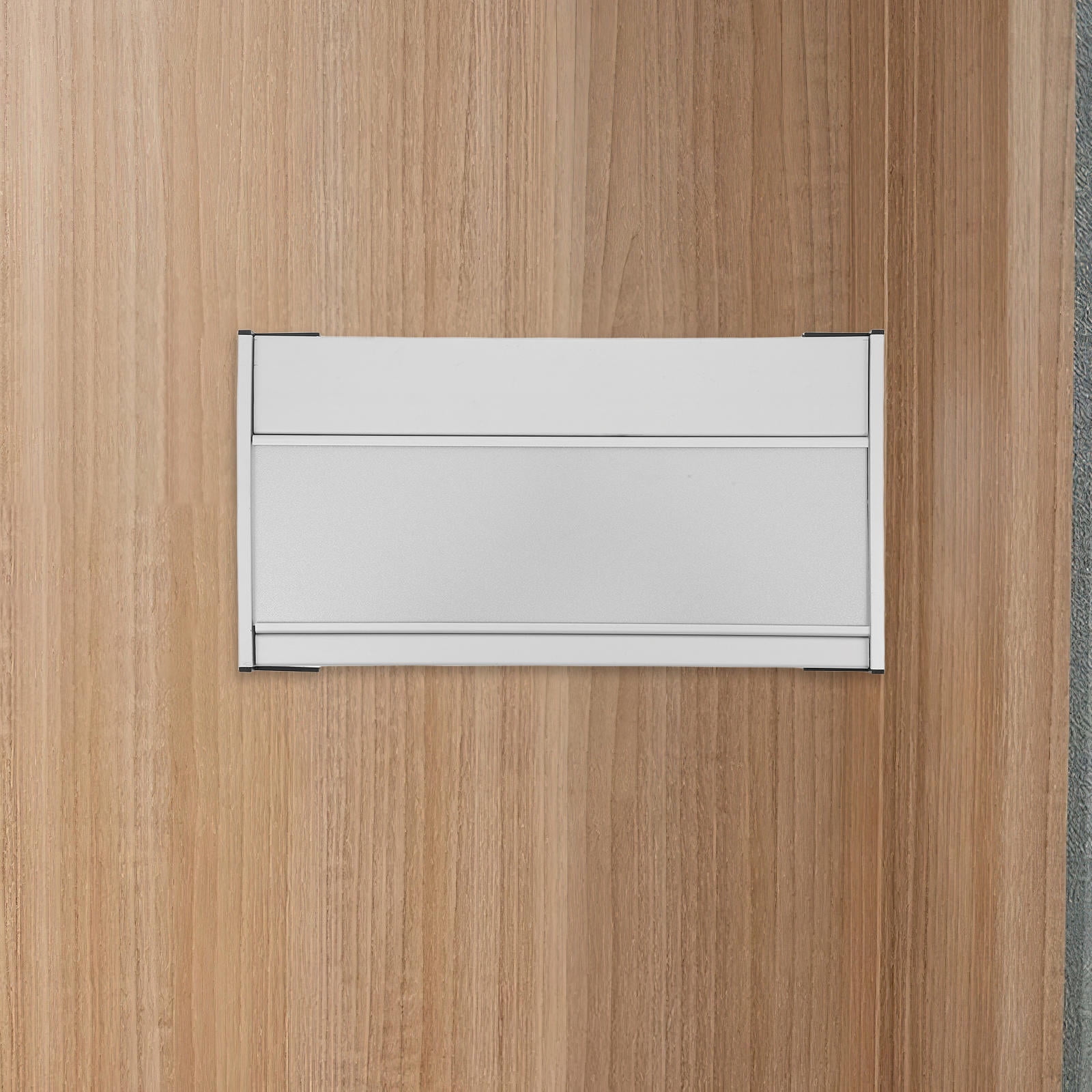 Raindrops Name Plate Blank Aluminum Alloy Slot Pull-Out Replaceable ...