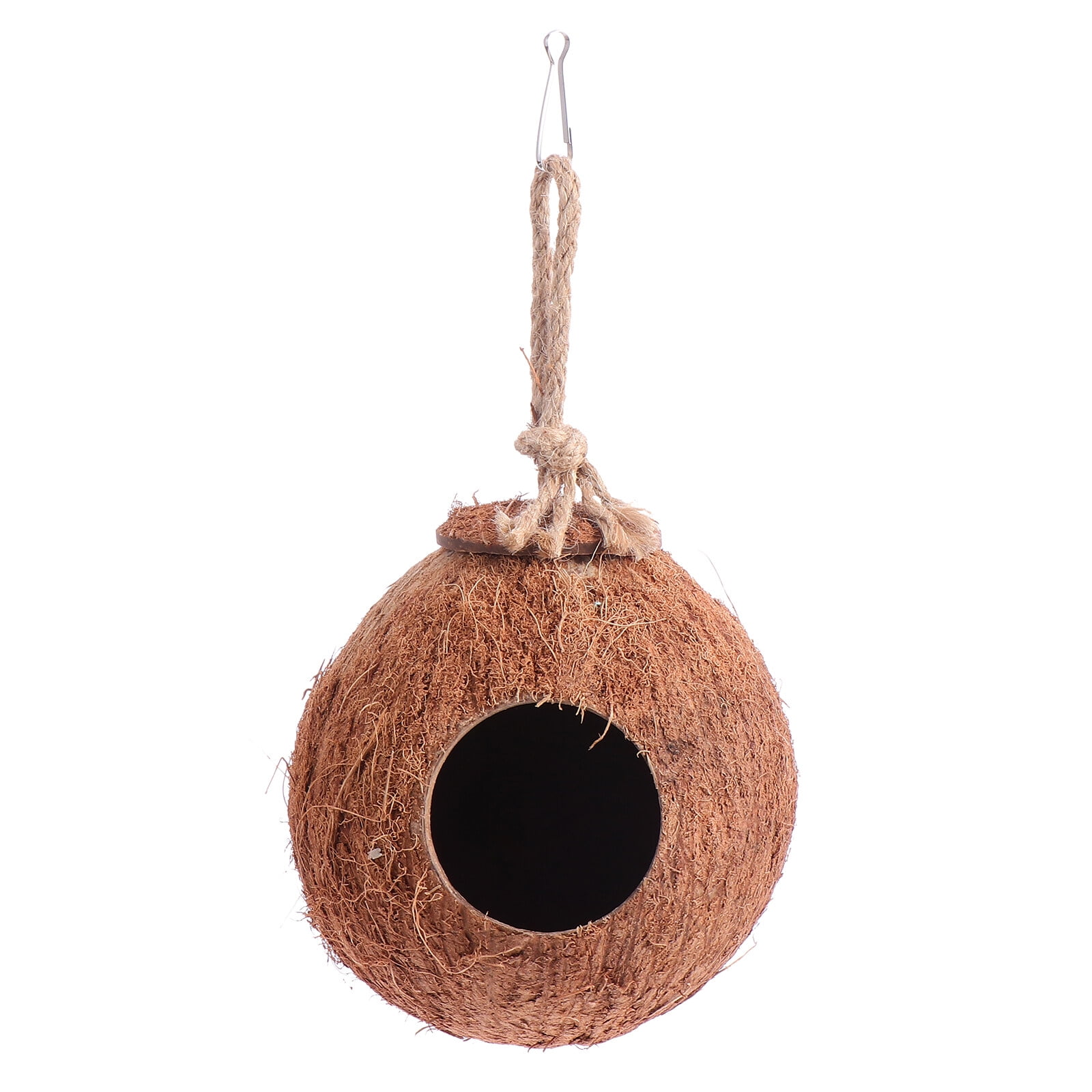 Raindrops Natural Coconut Shell Bird Nest Hanging Birdhouse Bird Nest ...